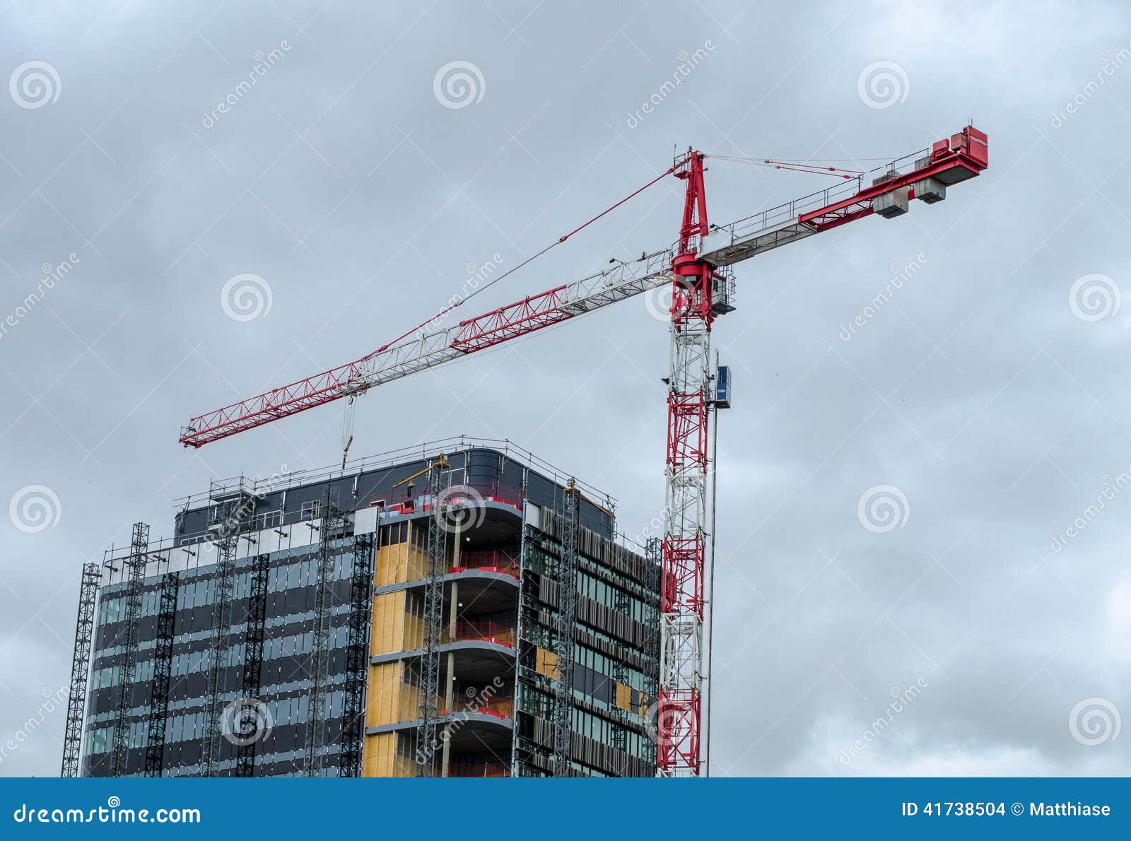 Construction site crane stock photo. Image of exterior - 41738504