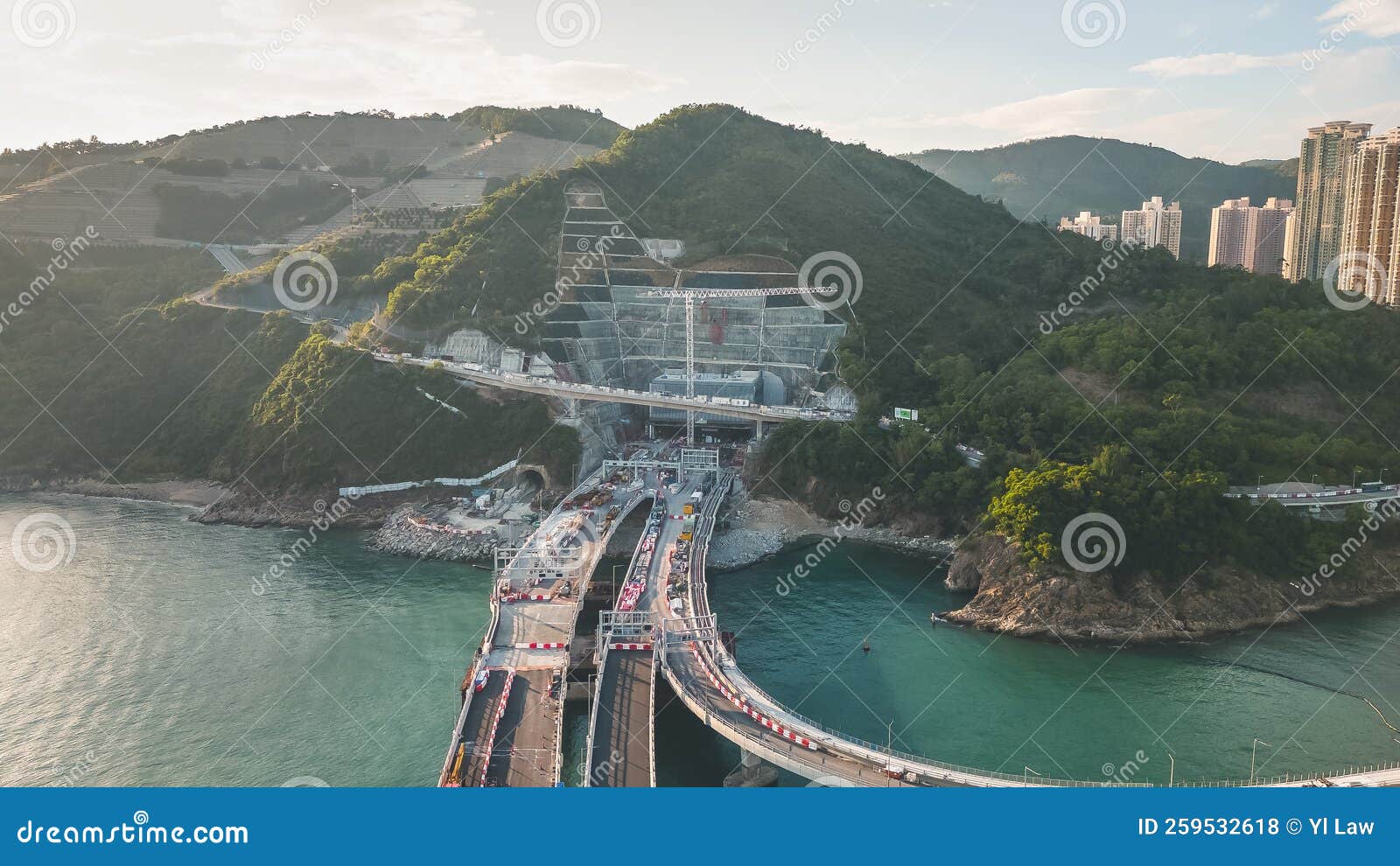 16 Oct 2022 the Construction Site of Cross Bay Link, Tko Editorial ...