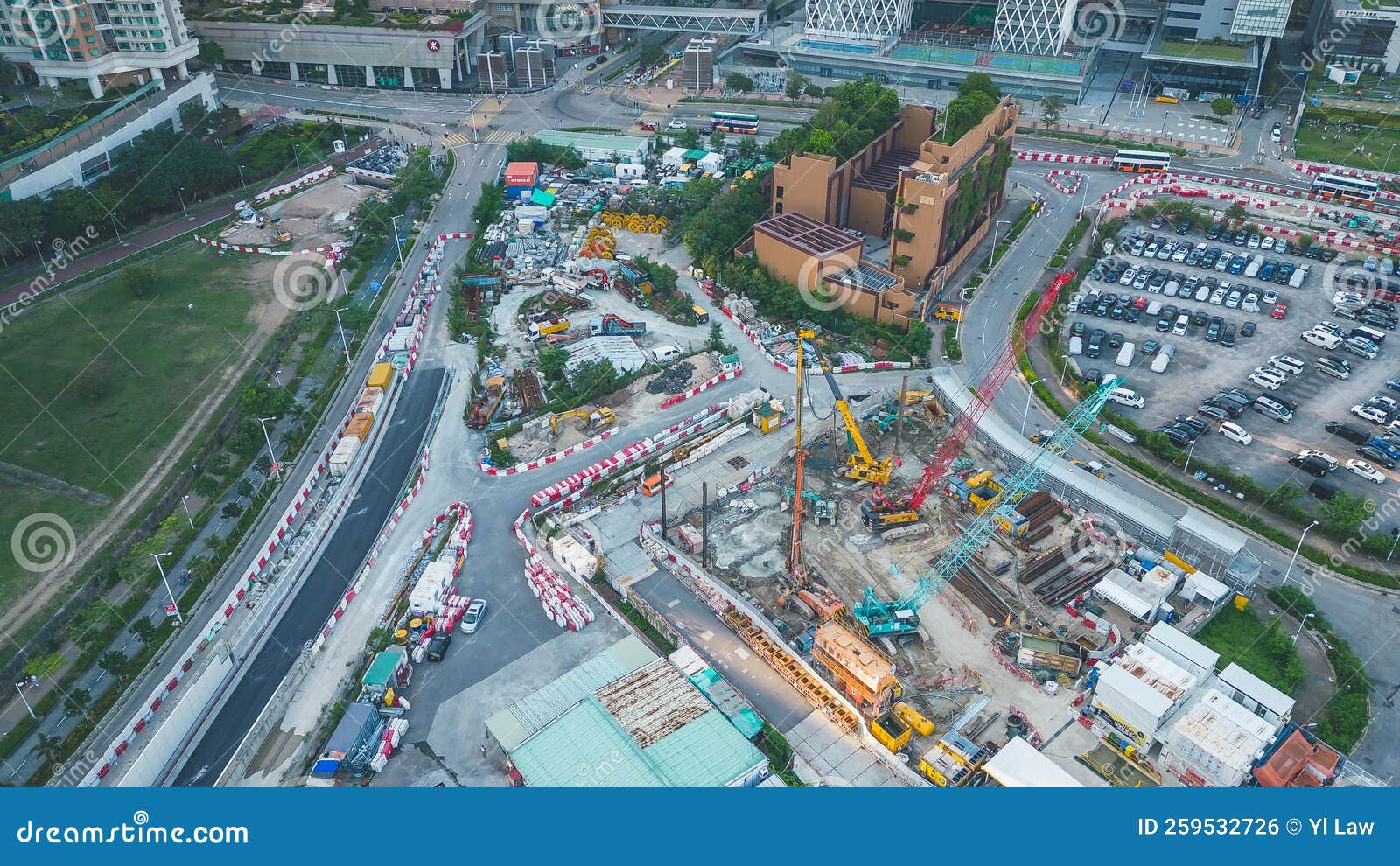 16 Oct 2022 the Construction Site of Cross Bay Link, Tko Editorial ...