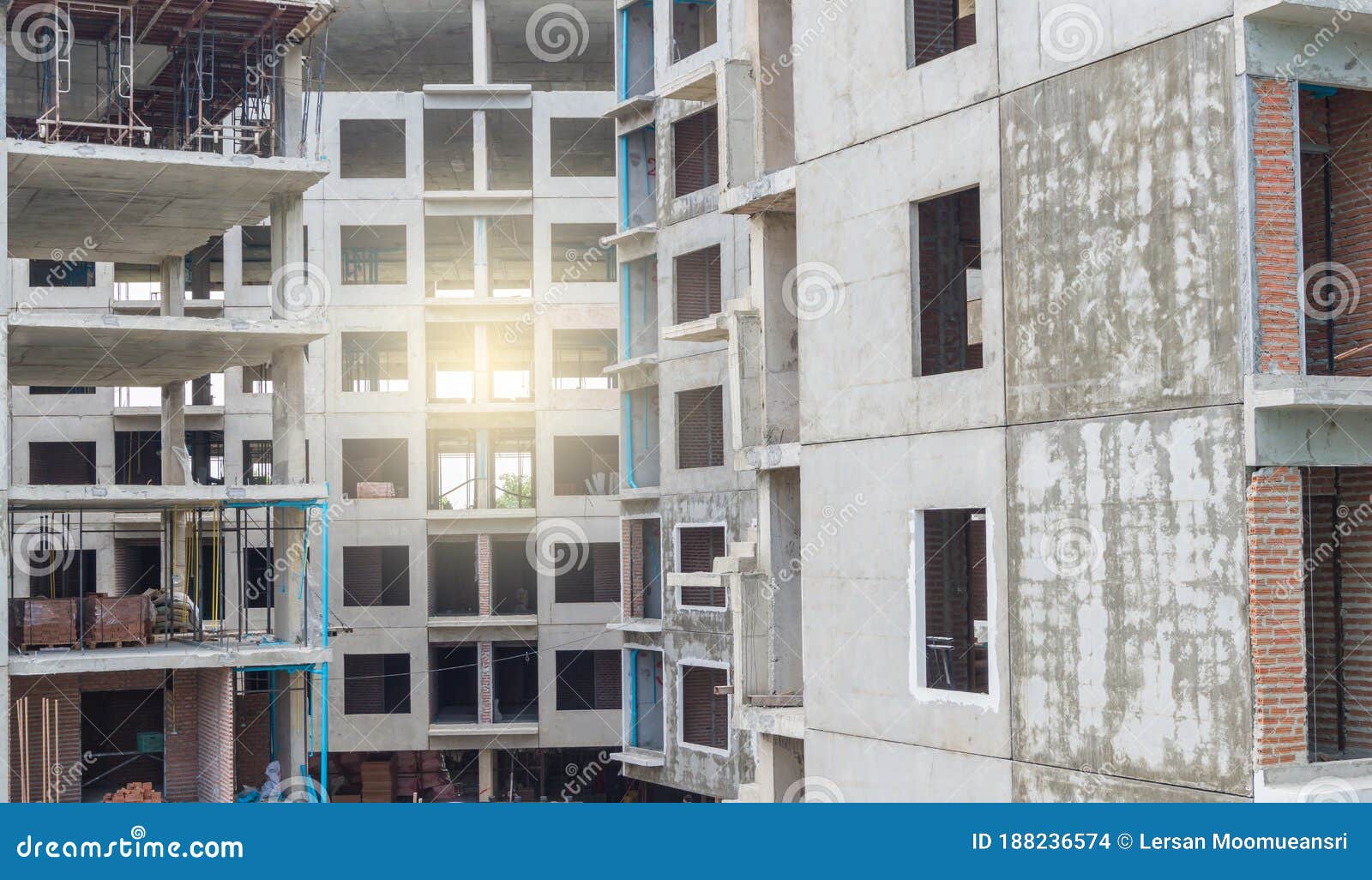 The Construction Site is Currently Under Construction Stock Photo ...