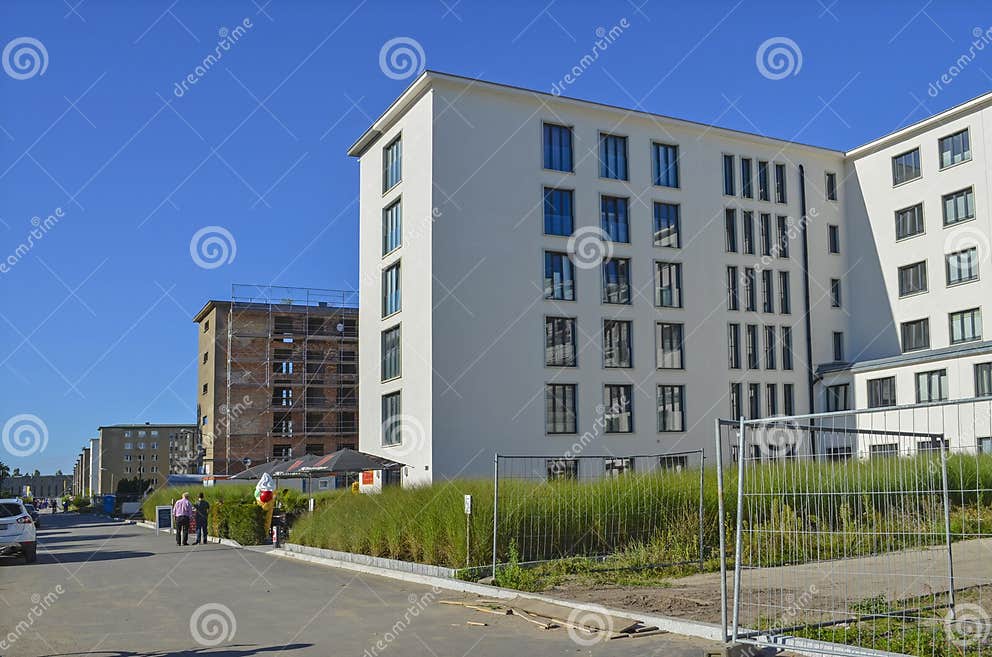 Construction Site with Different Sections for the Complex `Prora` Built ...
