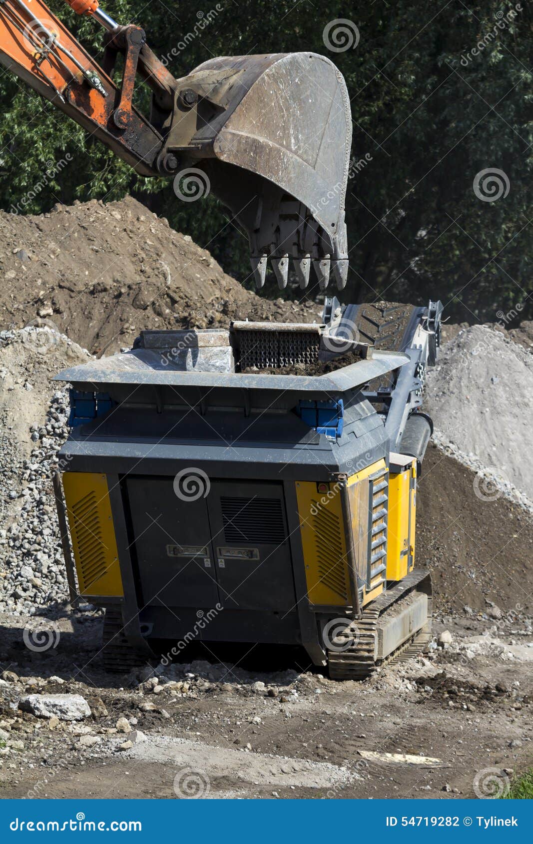 Construction site stock photo. Image of equipment, danger - 54719282