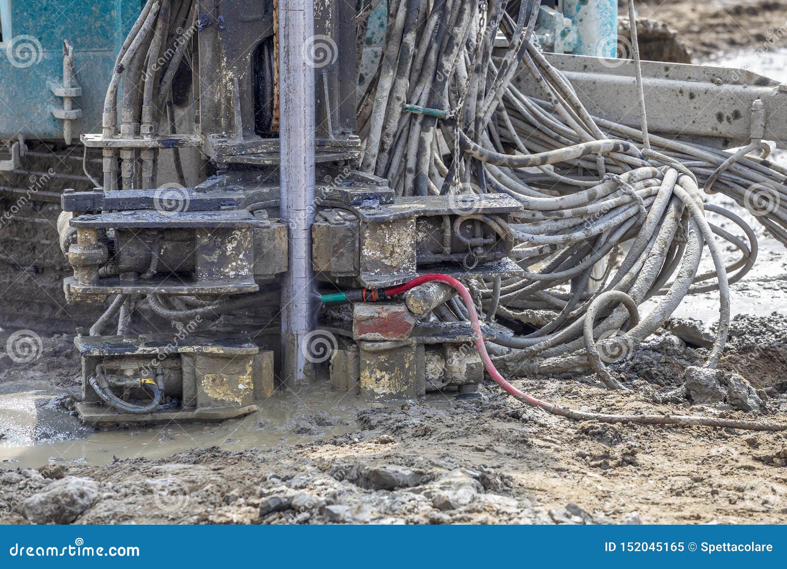 Soil Boring Boat A Geotechnical Drilling Analogue Survey Vessel Stock ...