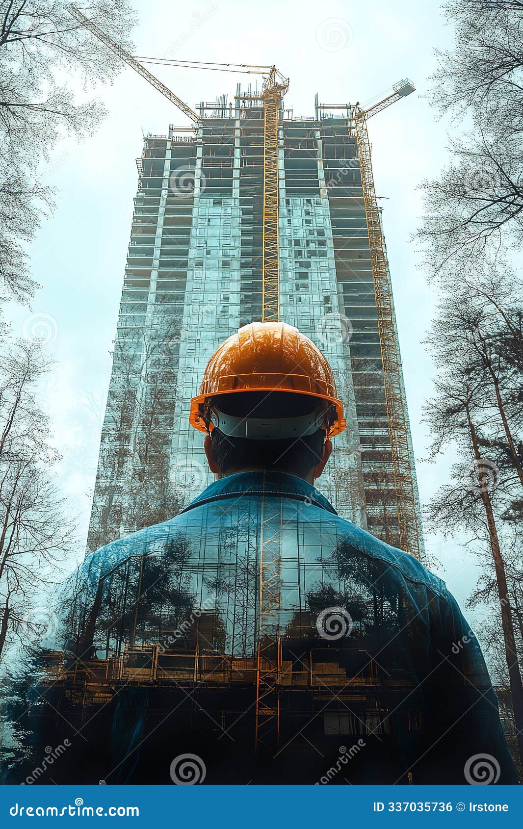 An Engineer Looking At A Drawing. He Is Confused By The Contents Of The ...