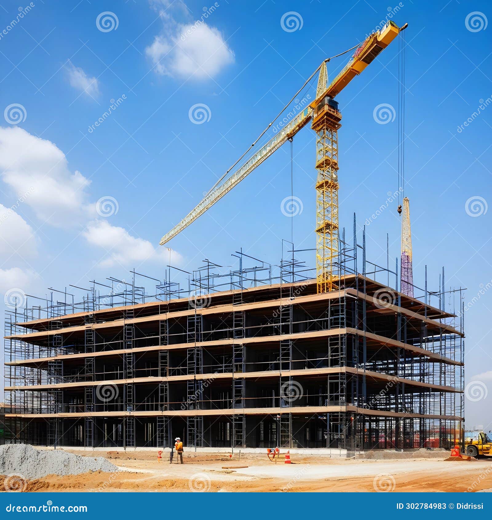 Construction Site Engineering, Industrial Development, and Buildings ...