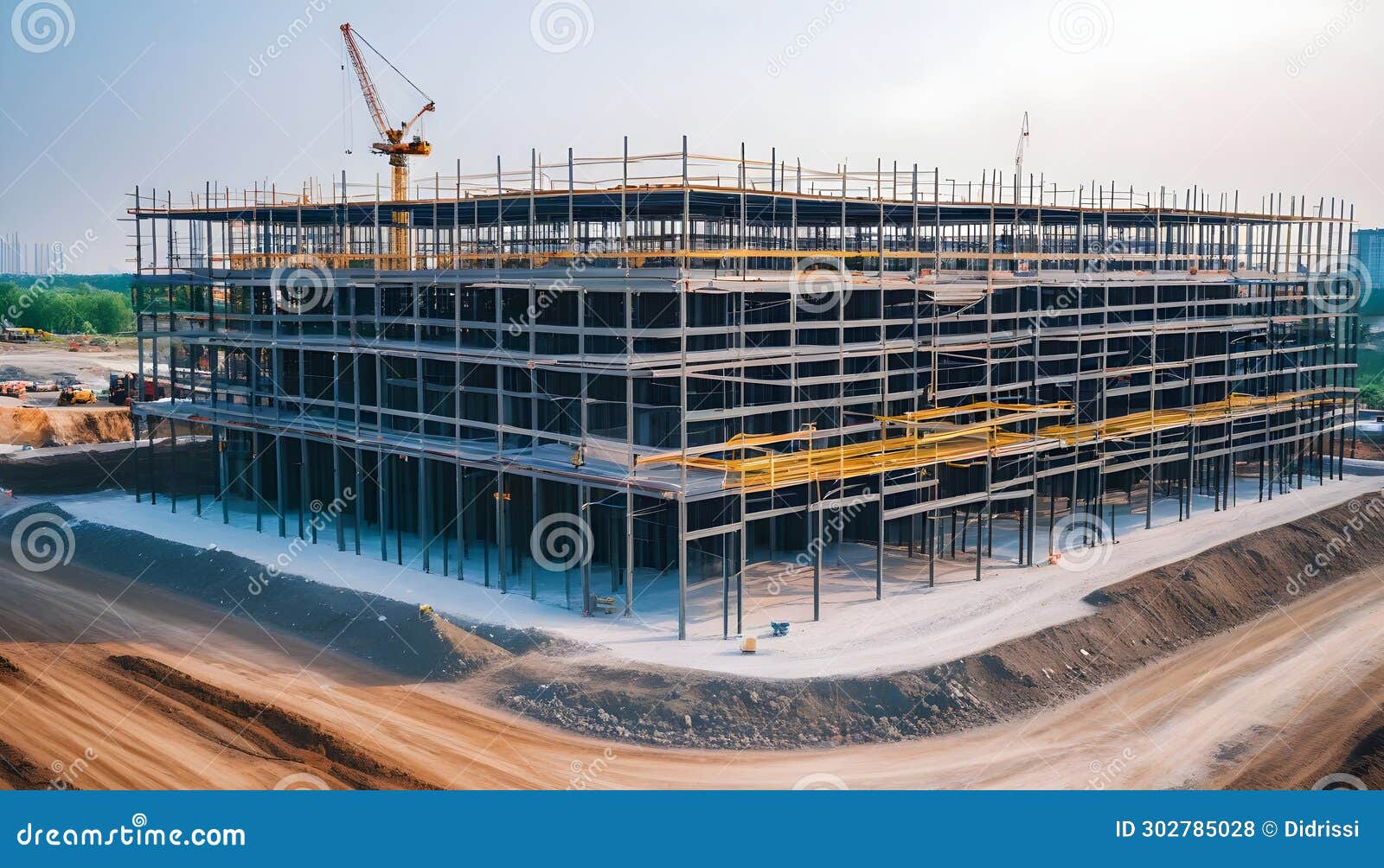 Construction Site Engineering, Industrial Development, and Buildings ...