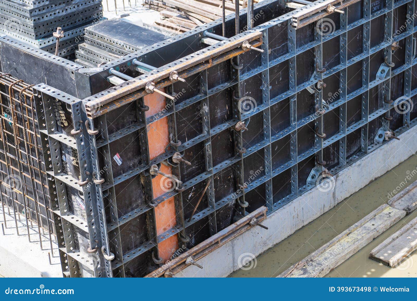 Concrete Formwork And Floor Beams Stock Photography | CartoonDealer.com ...