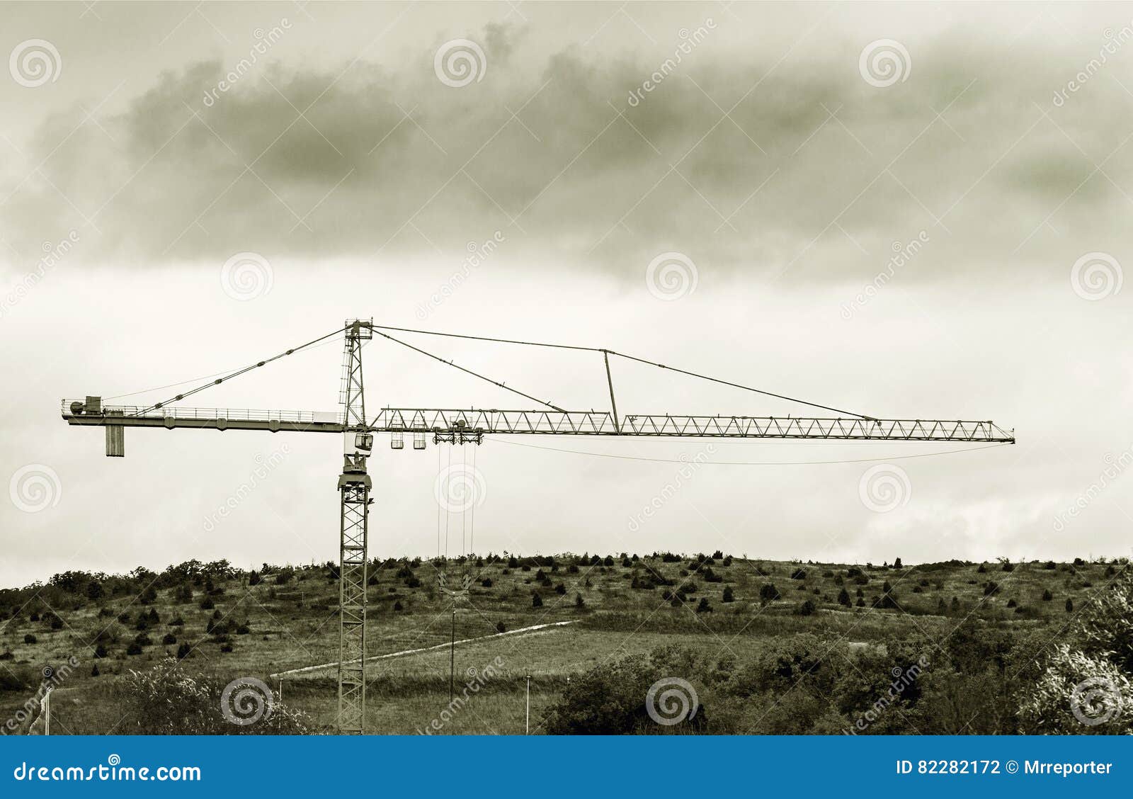 Construction site stock photo. Image of view, site, machinery - 82282172