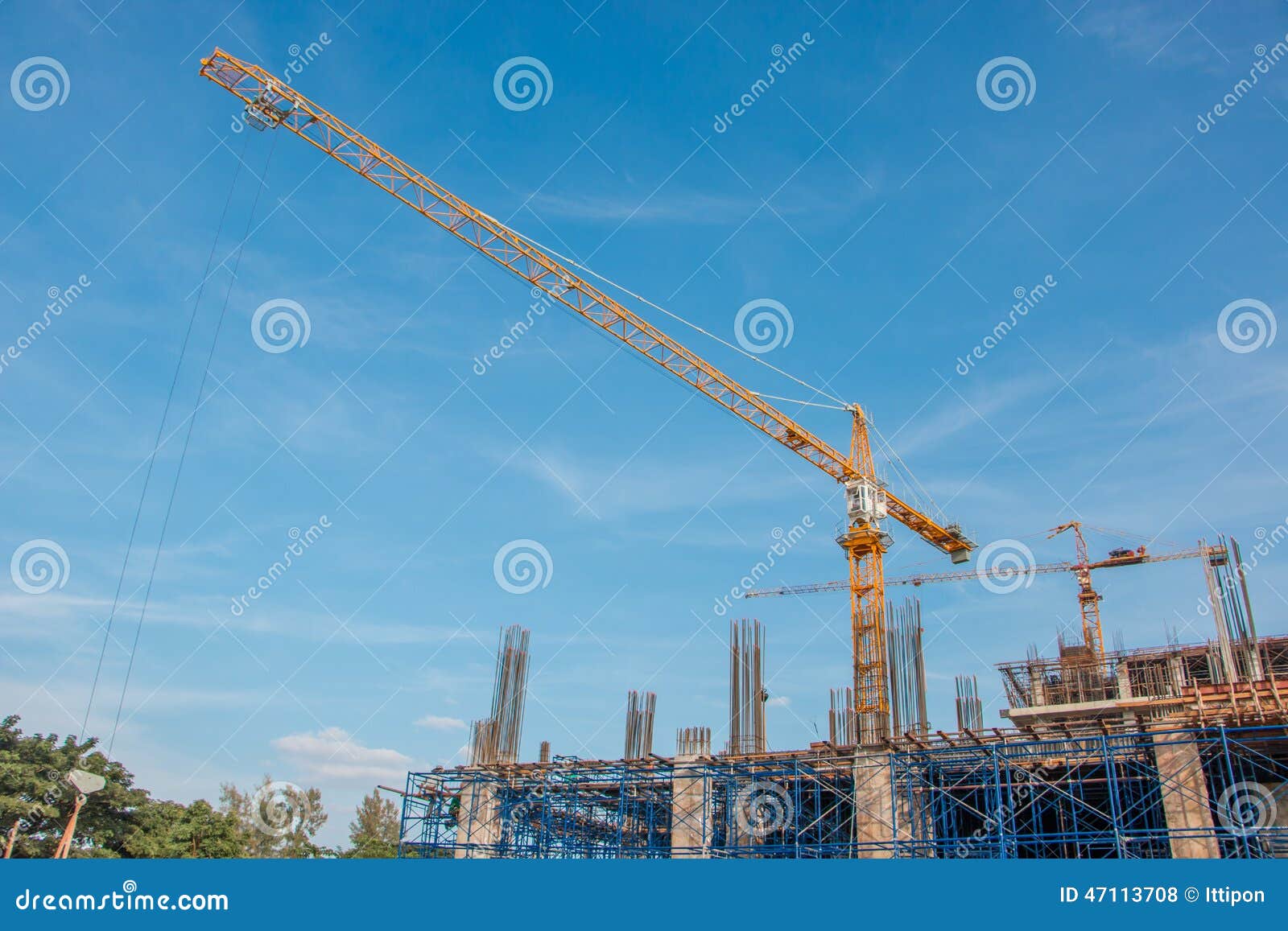 Construction site stock photo. Image of energy, boiler - 47113708