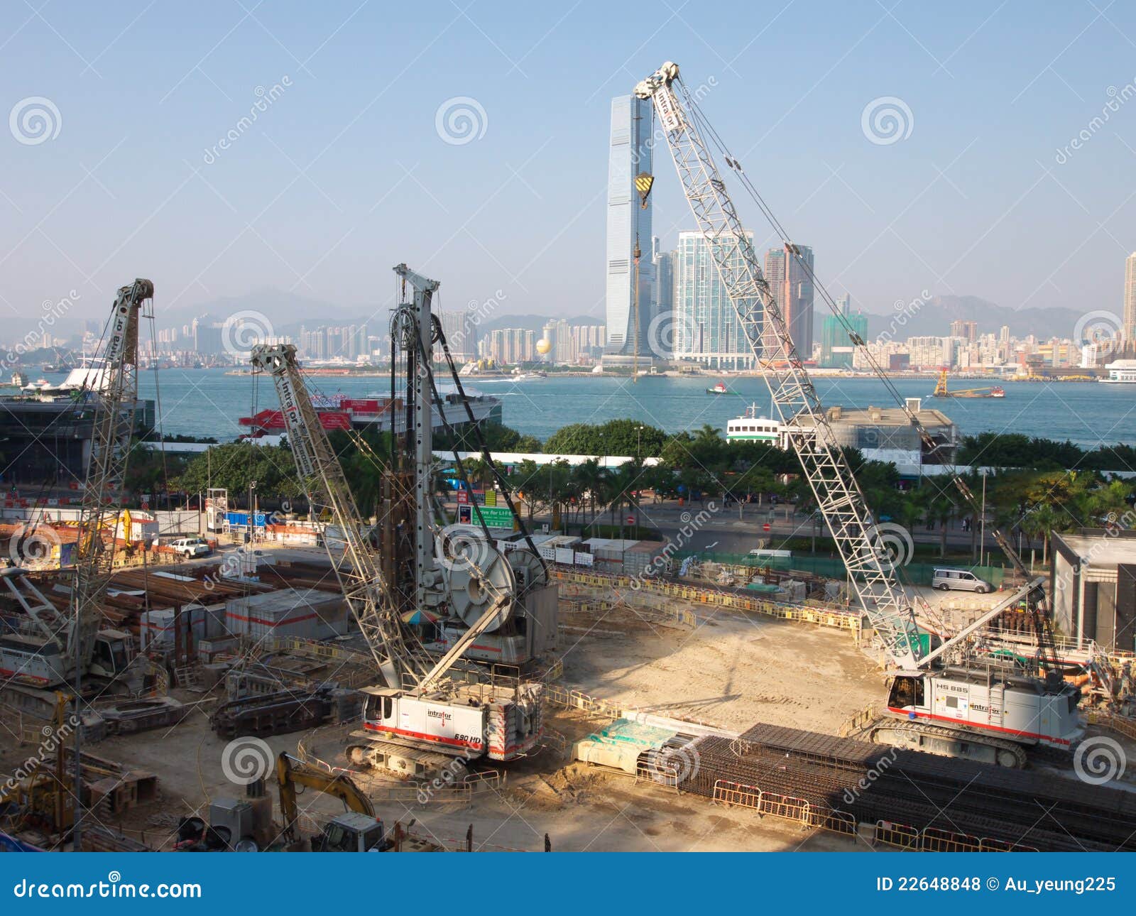 Construction Site in Hong Kong Editorial Stock Photo - Image of ...