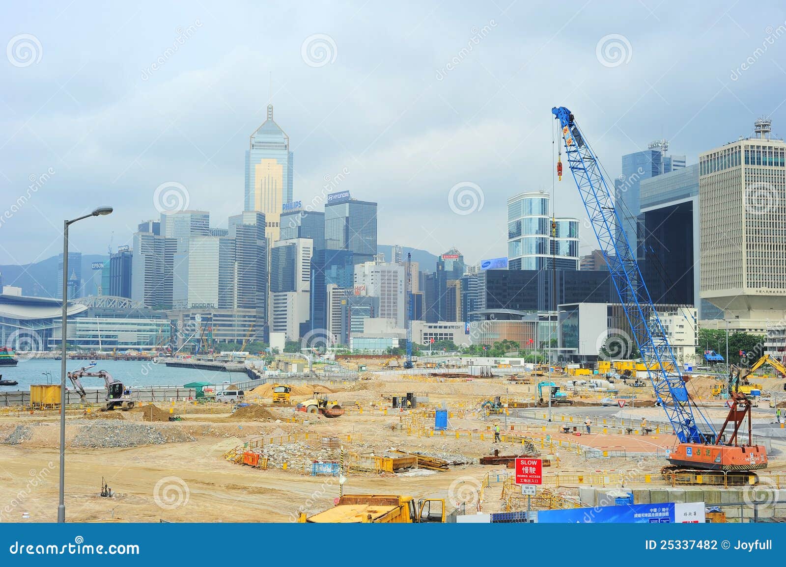 Construction Site in Hong Kong Editorial Photography - Image of ...