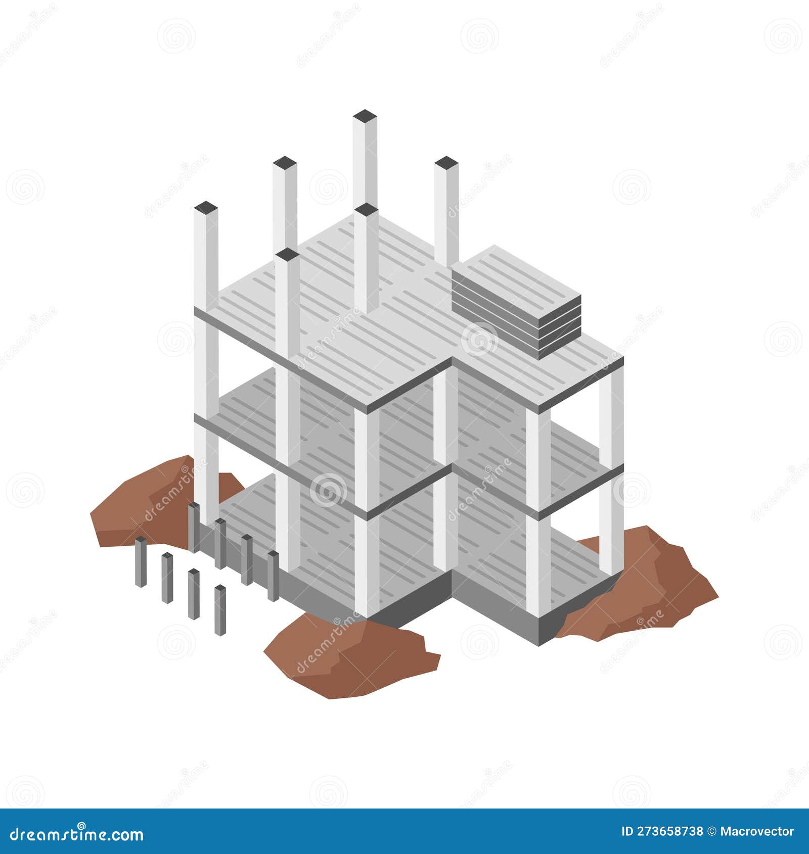 Construction Site Icon stock illustration. Illustration of urban ...