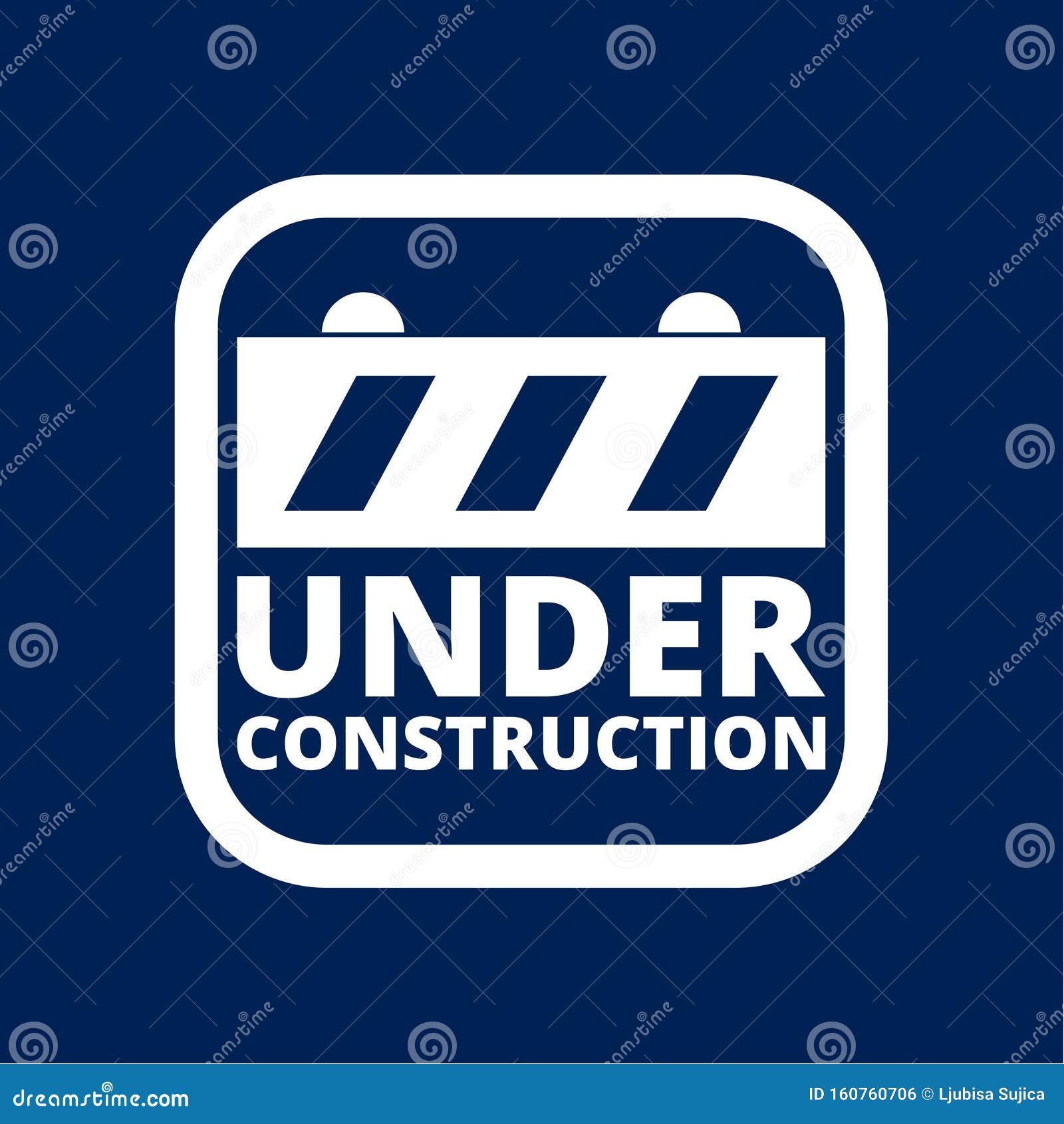 Construction Site - Illustration Stock Vector - Illustration of color ...