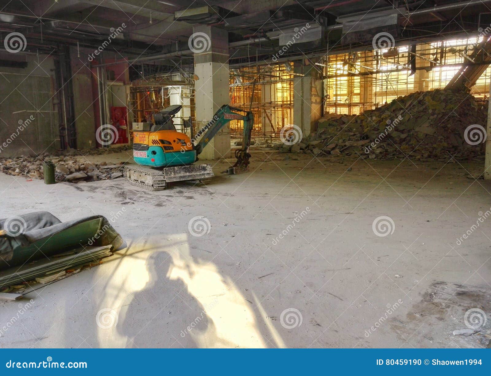 Construction Site Inside the Building Editorial Image - Image of ...