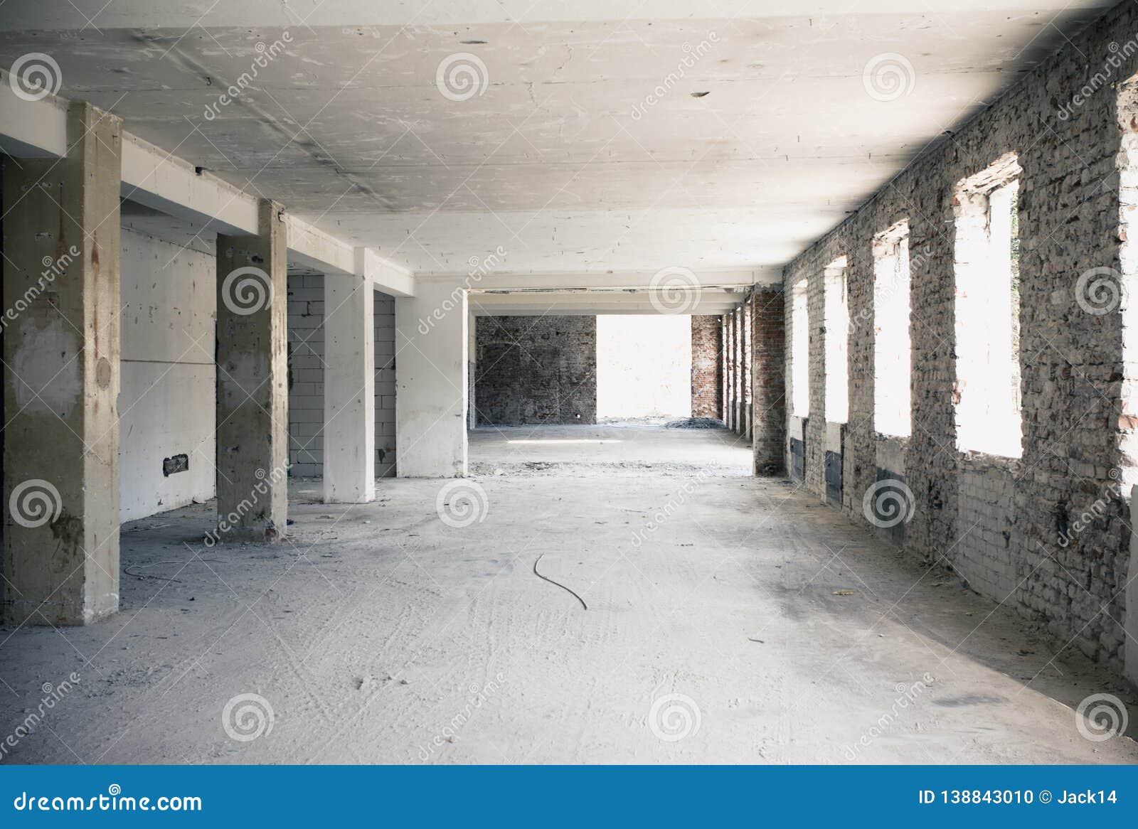 Inside View of the Refurbishment of an Building Stock Photo - Image of ...