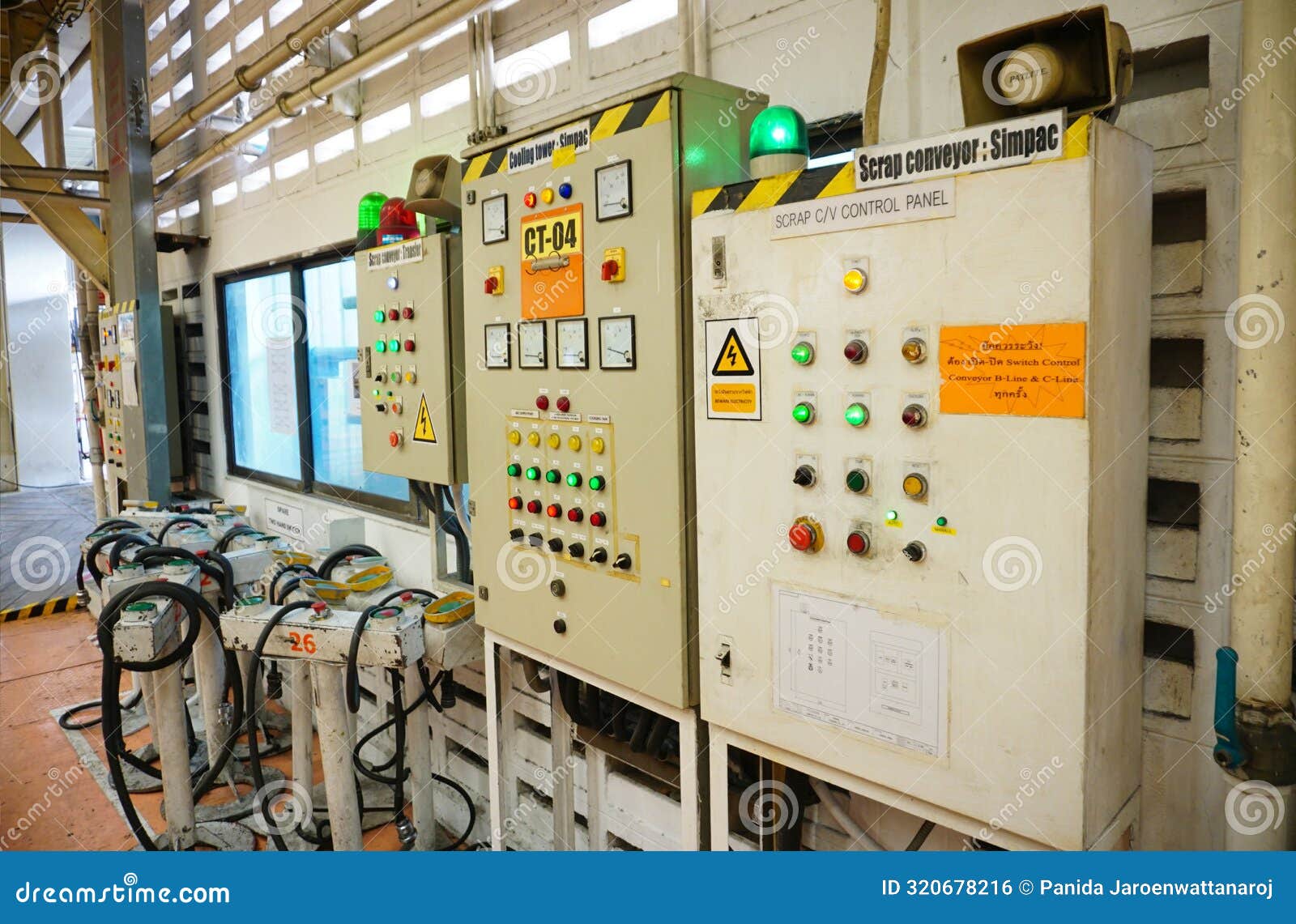 Construction Site - Inspection the Main Distribution Board of ...