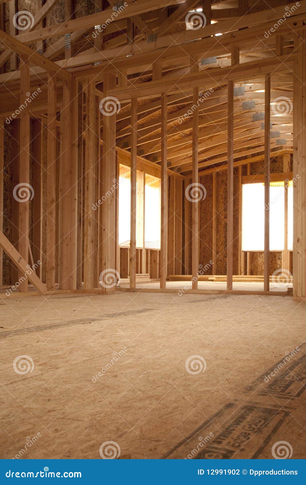 Construction Site Interior stock photo. Image of unfinished - 12991902