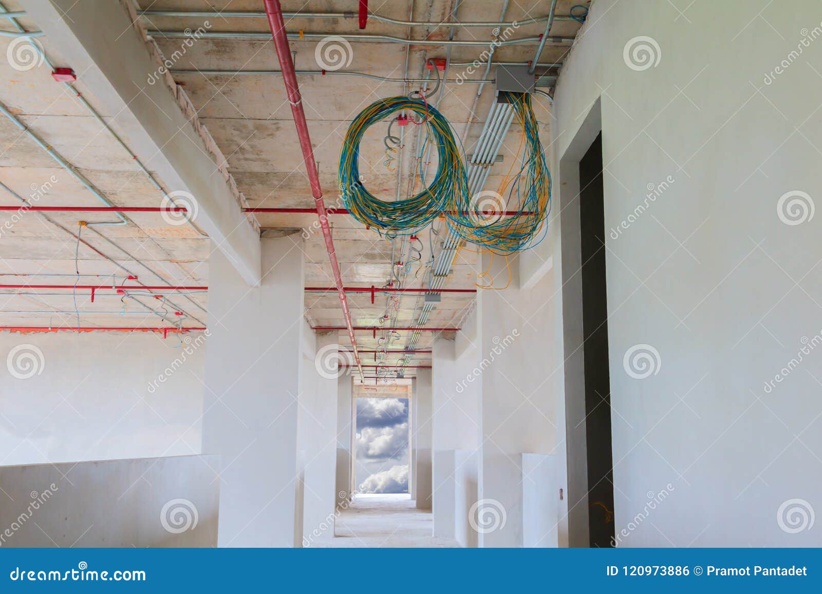 Construction Site Interior Building Plan Development on Housing with ...