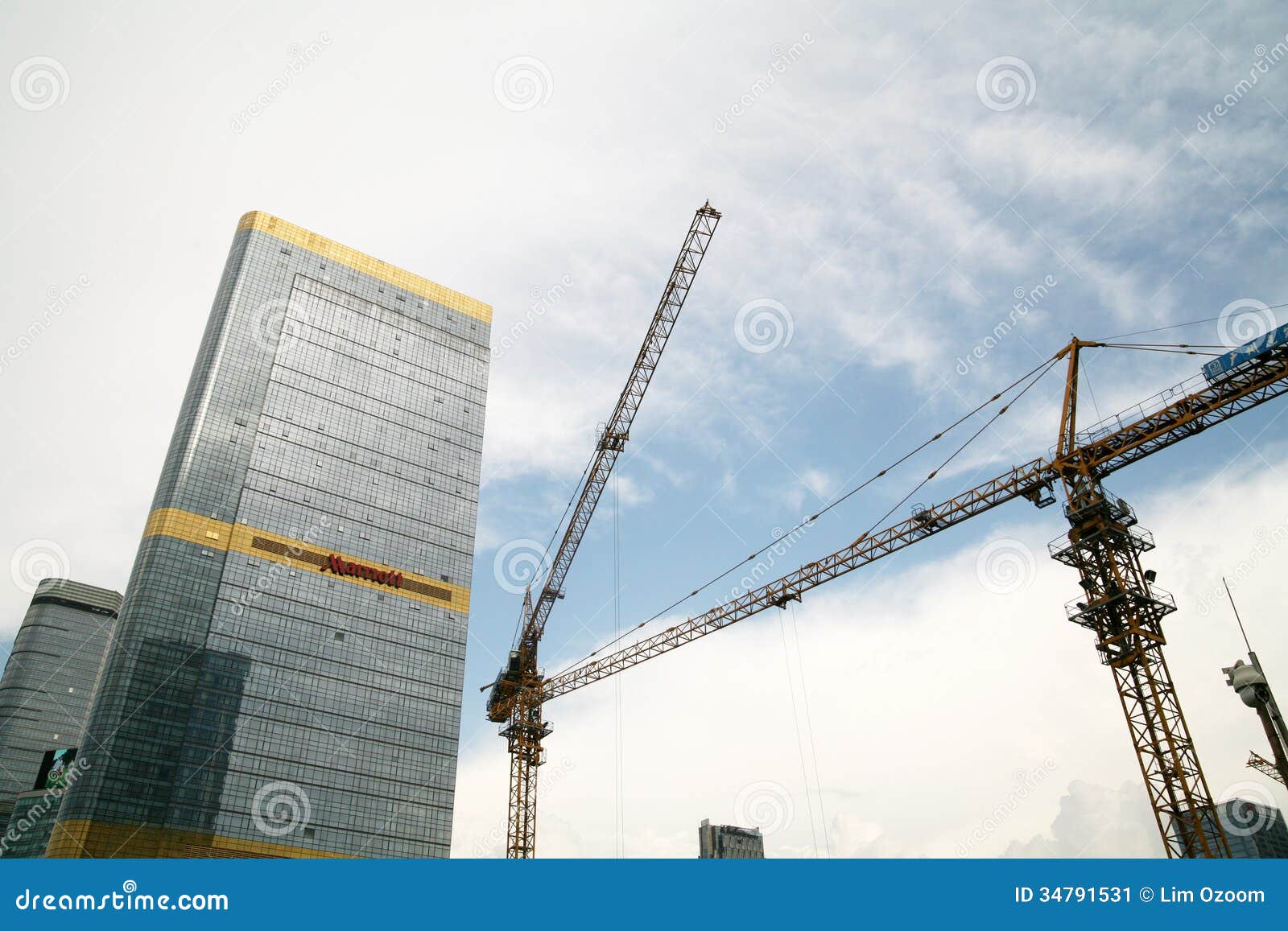 Construction site editorial photo. Image of making, arrangement - 34791531