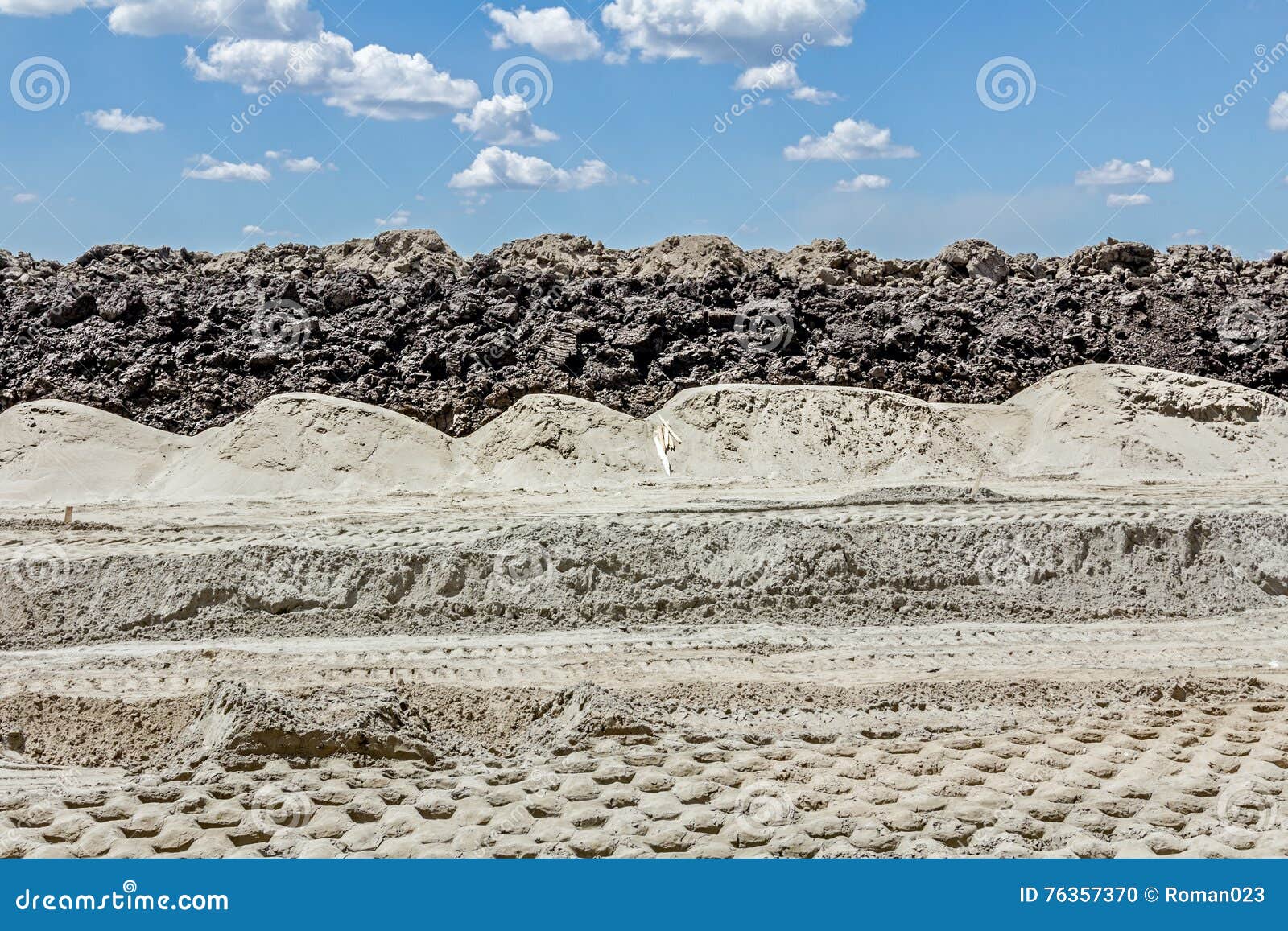 Construction Site in Layers Stock Photo - Image of process, level: 76357370