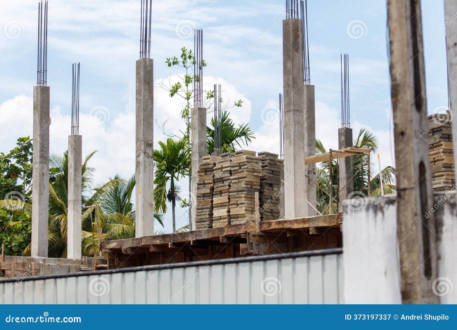 Pile Bricks Old Stack For Construction Stock Photography ...