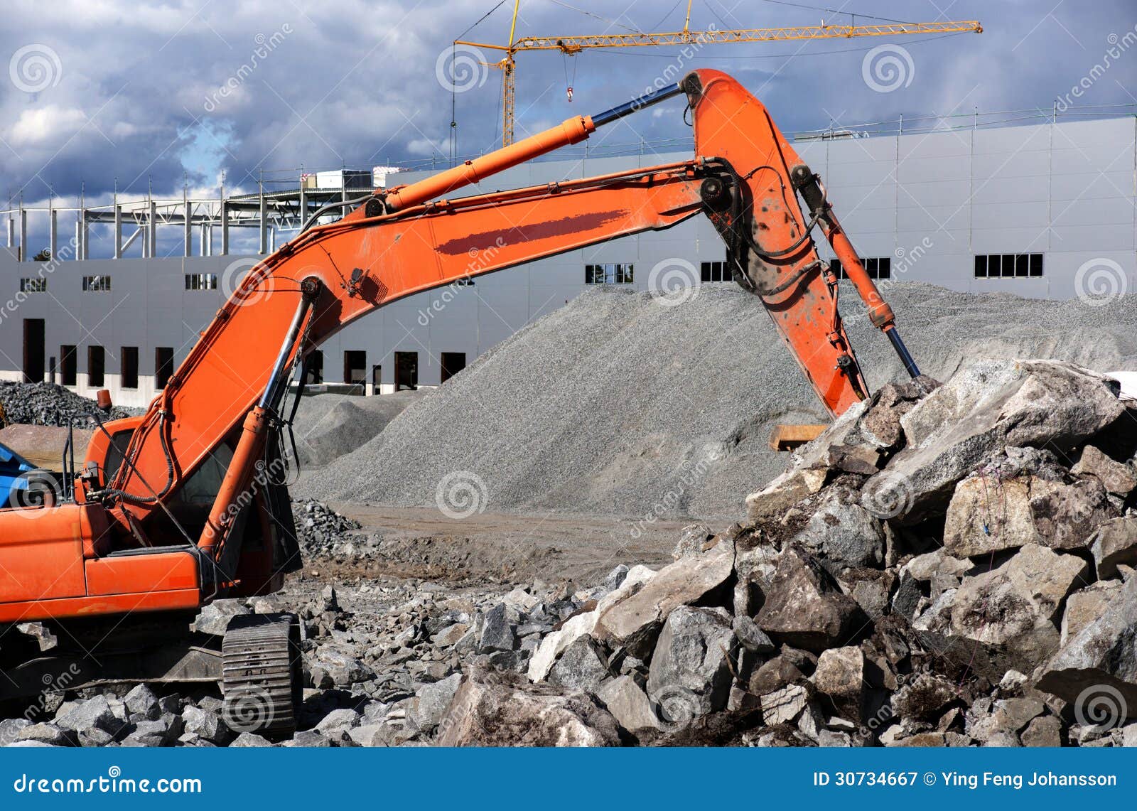 Construction site stock image. Image of building, grit - 30734667