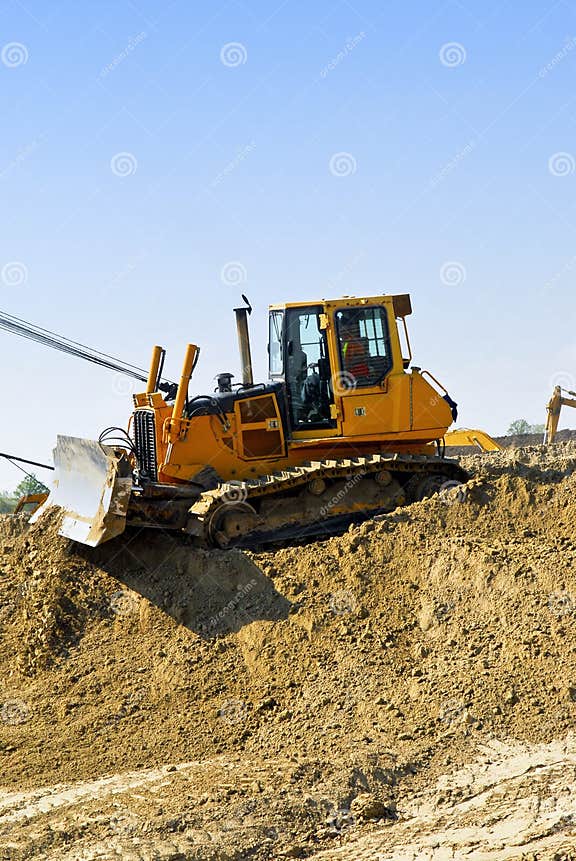 Construction site machines stock photo. Image of dirty - 8076898