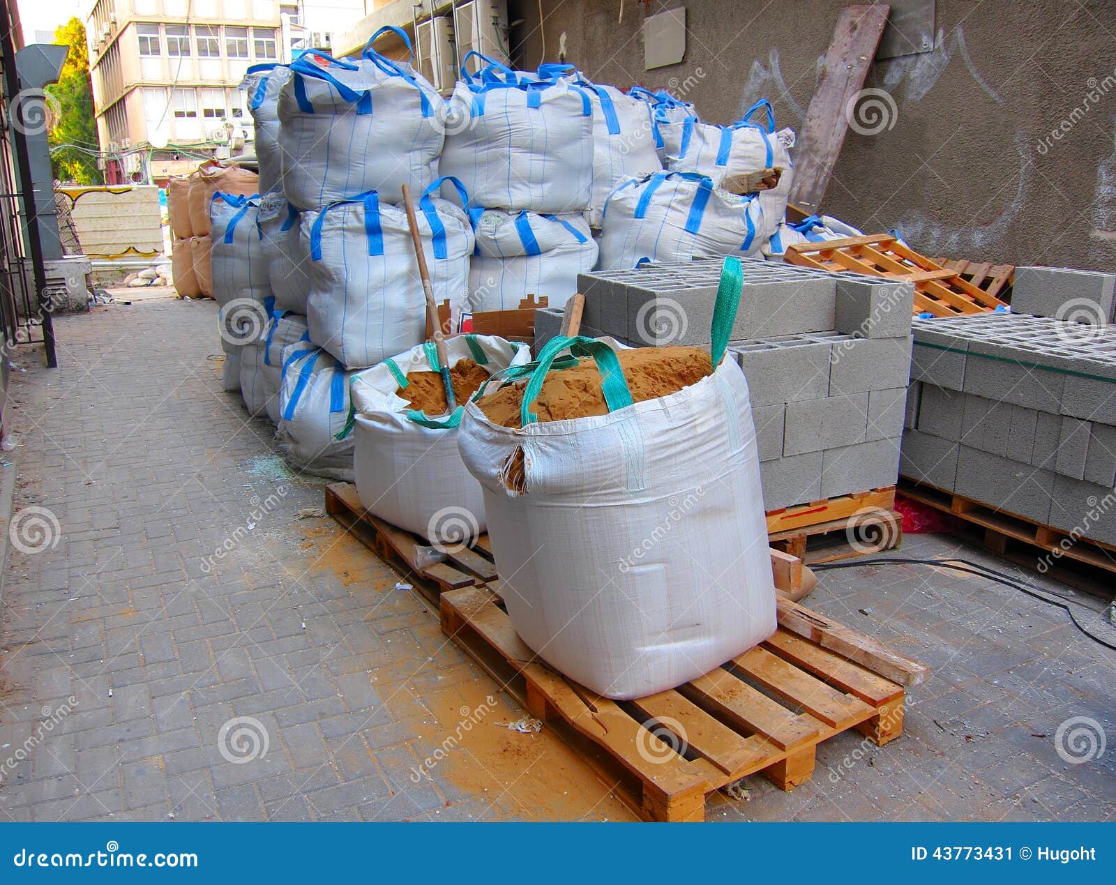 Construction site material stock image. Image of dirt - 43773431