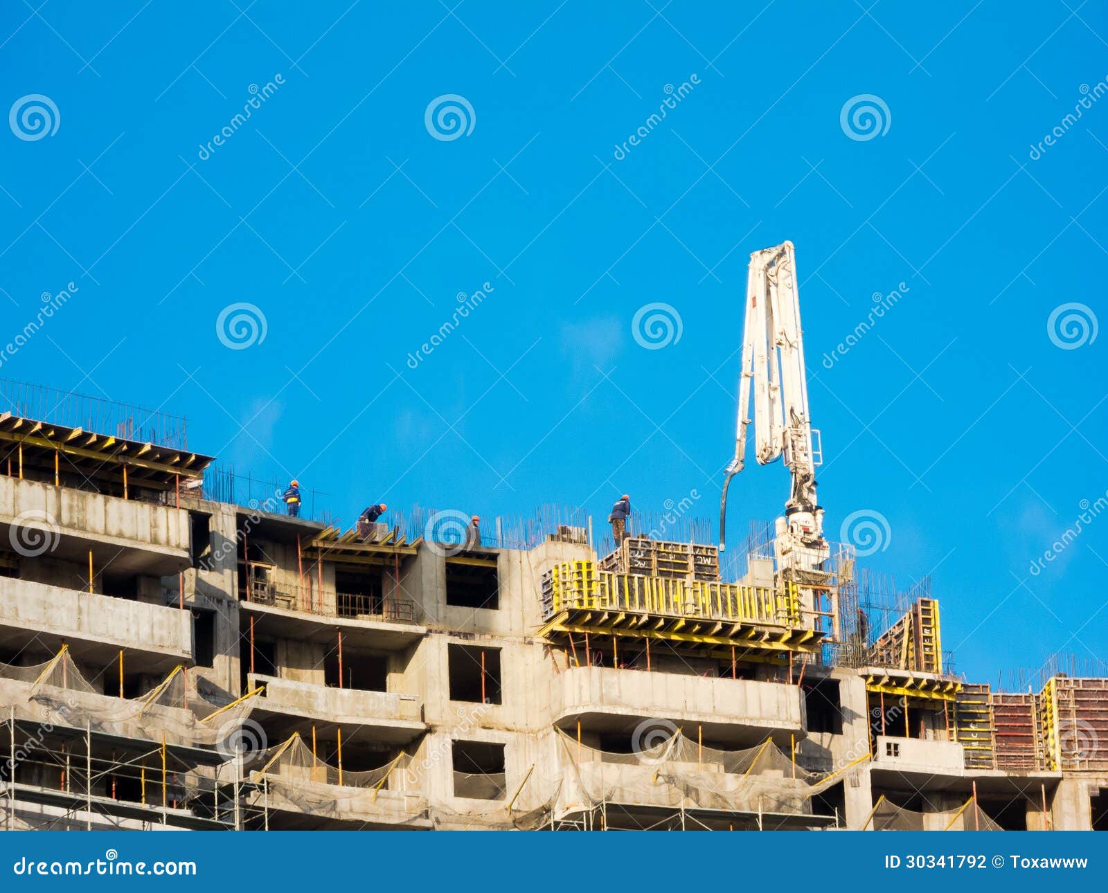 Construction site stock photo. Image of engineering, frame - 30341792