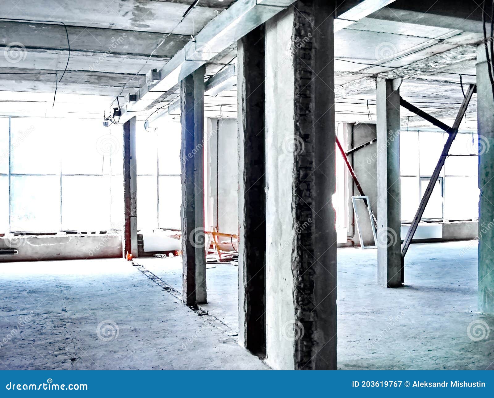 Internal Construction Structures Stock Image - Image of construction ...