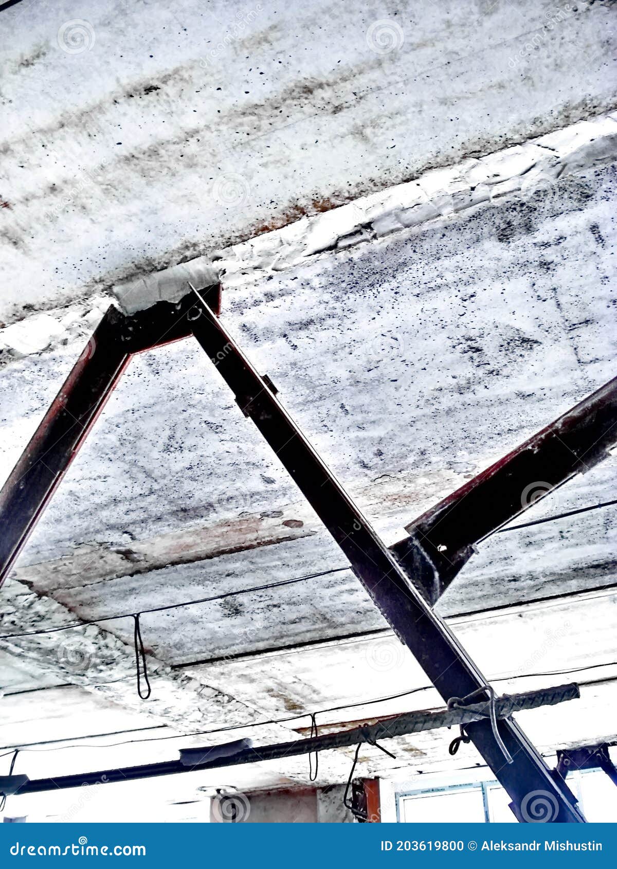 Internal Construction Structures Stock Photo - Image of concrete ...