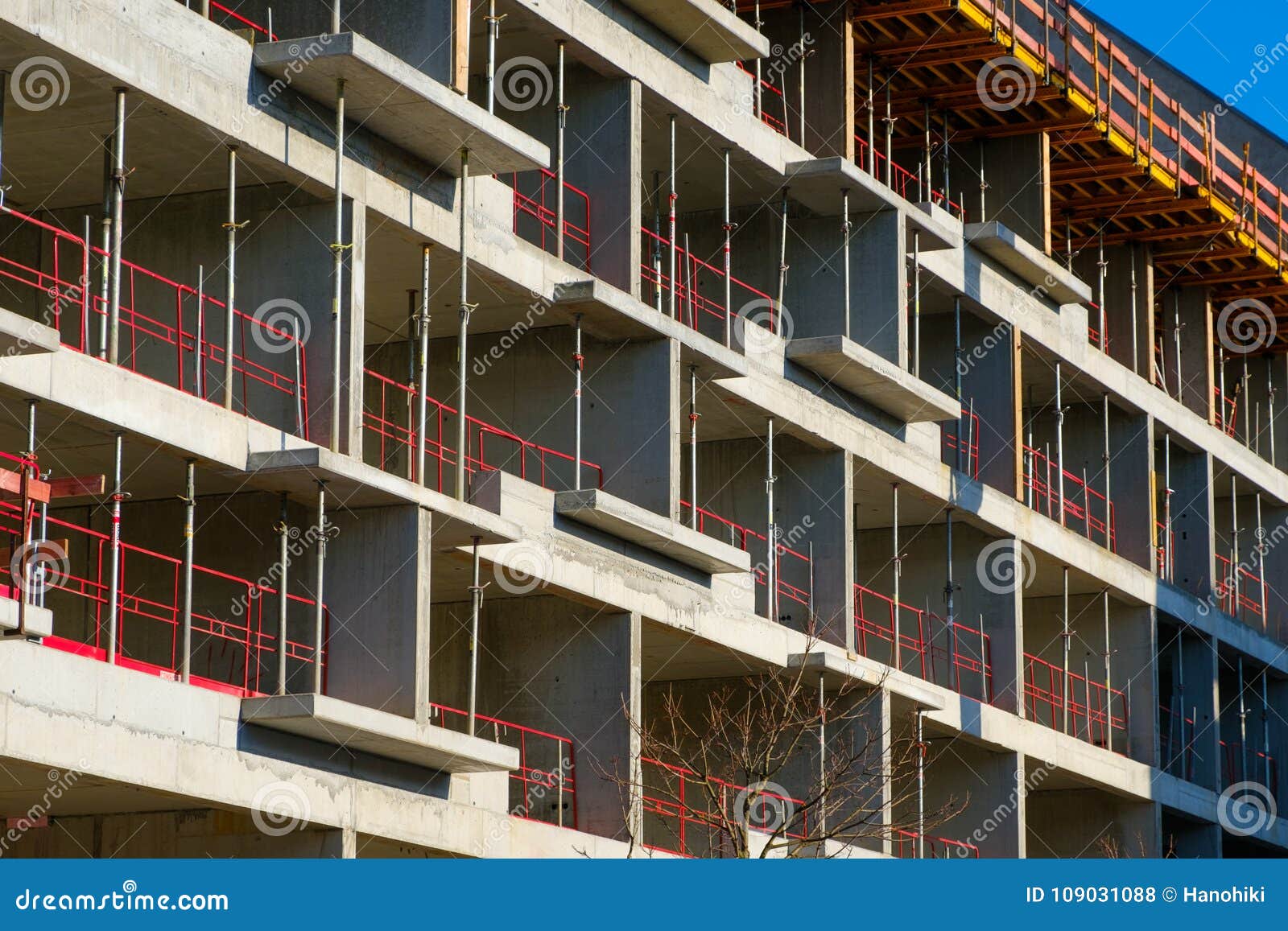 Construction Site of New Building - New Building Under Construct Stock ...