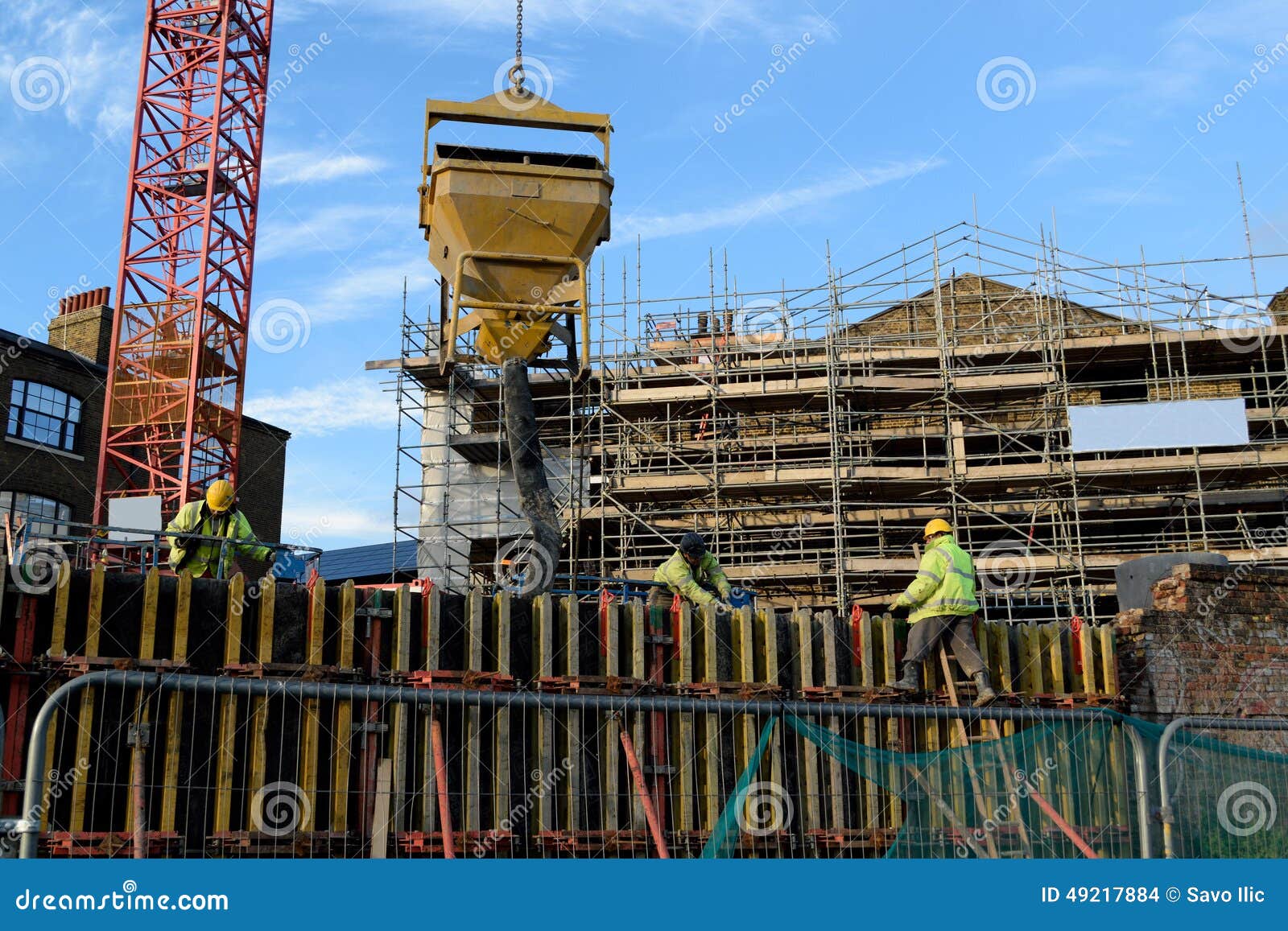 Construction site editorial stock image. Image of industry - 49217884