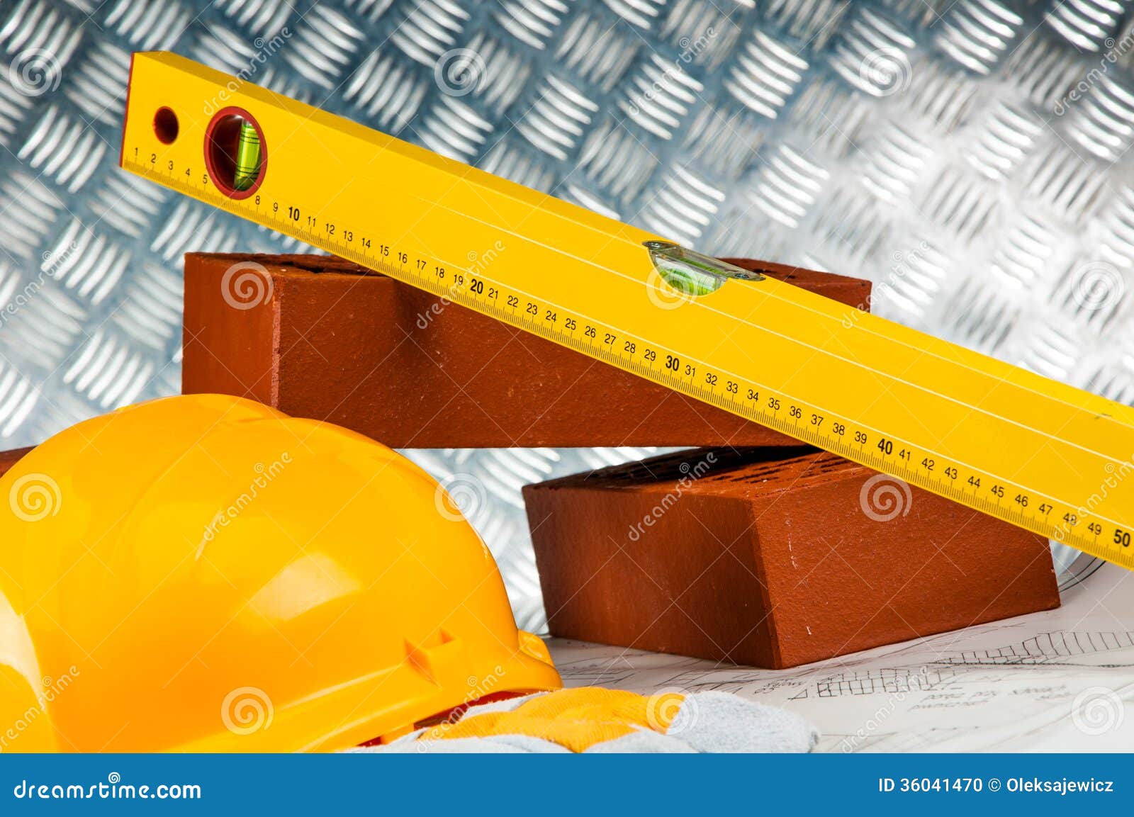 Construction Site Objects, Professional Building Stuff Stock Photo ...