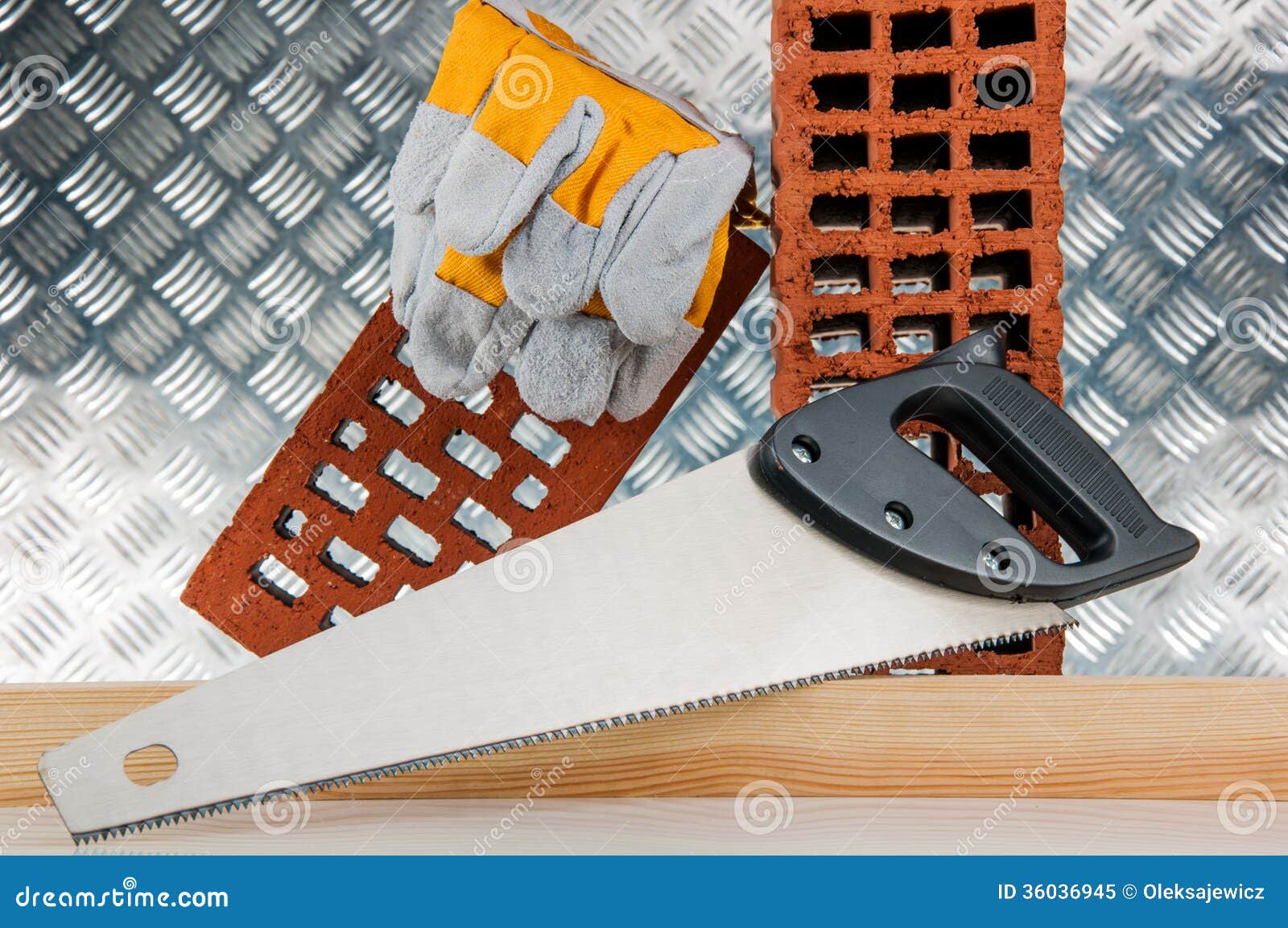 Construction site objects stock image. Image of production - 36036945
