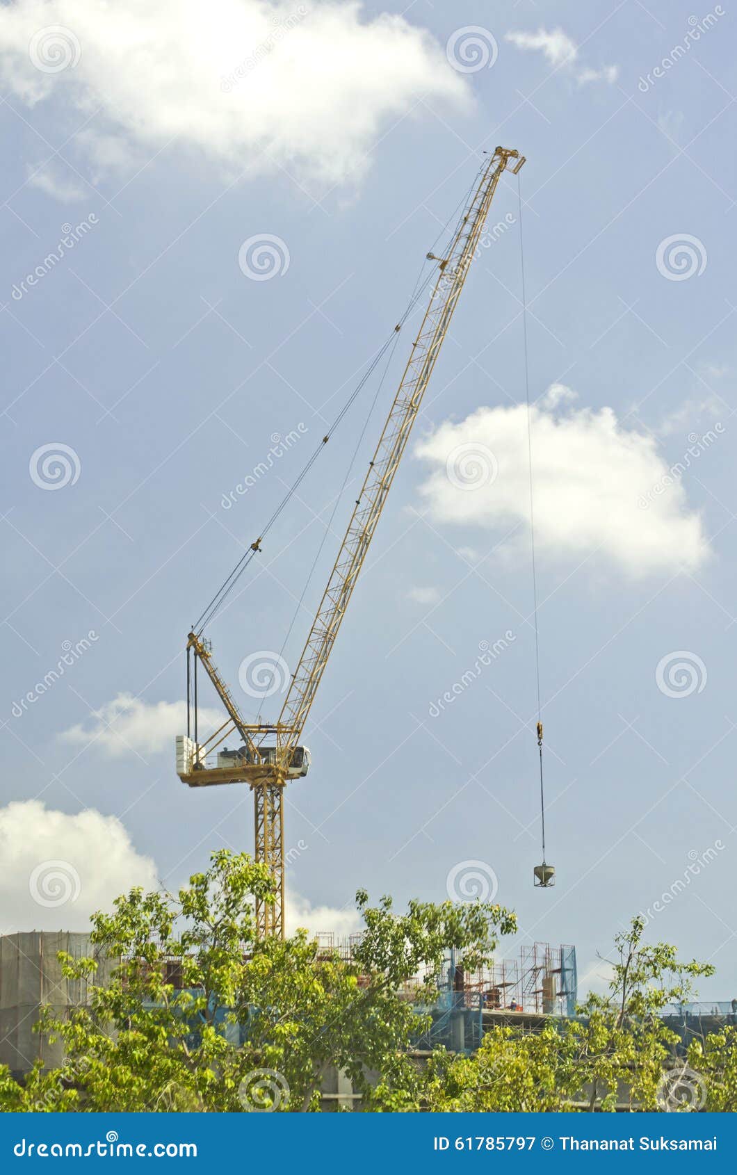Construction site Outdoor. stock image. Image of machine - 61785797
