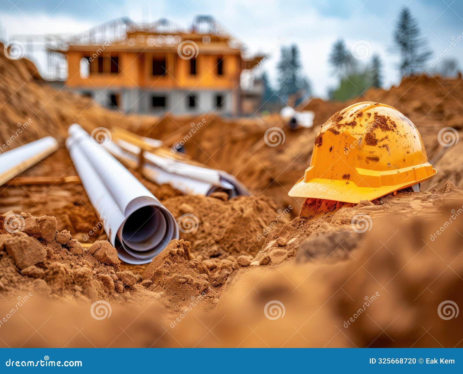 Construction Site Outline Development Plan, Area Outlined for ...