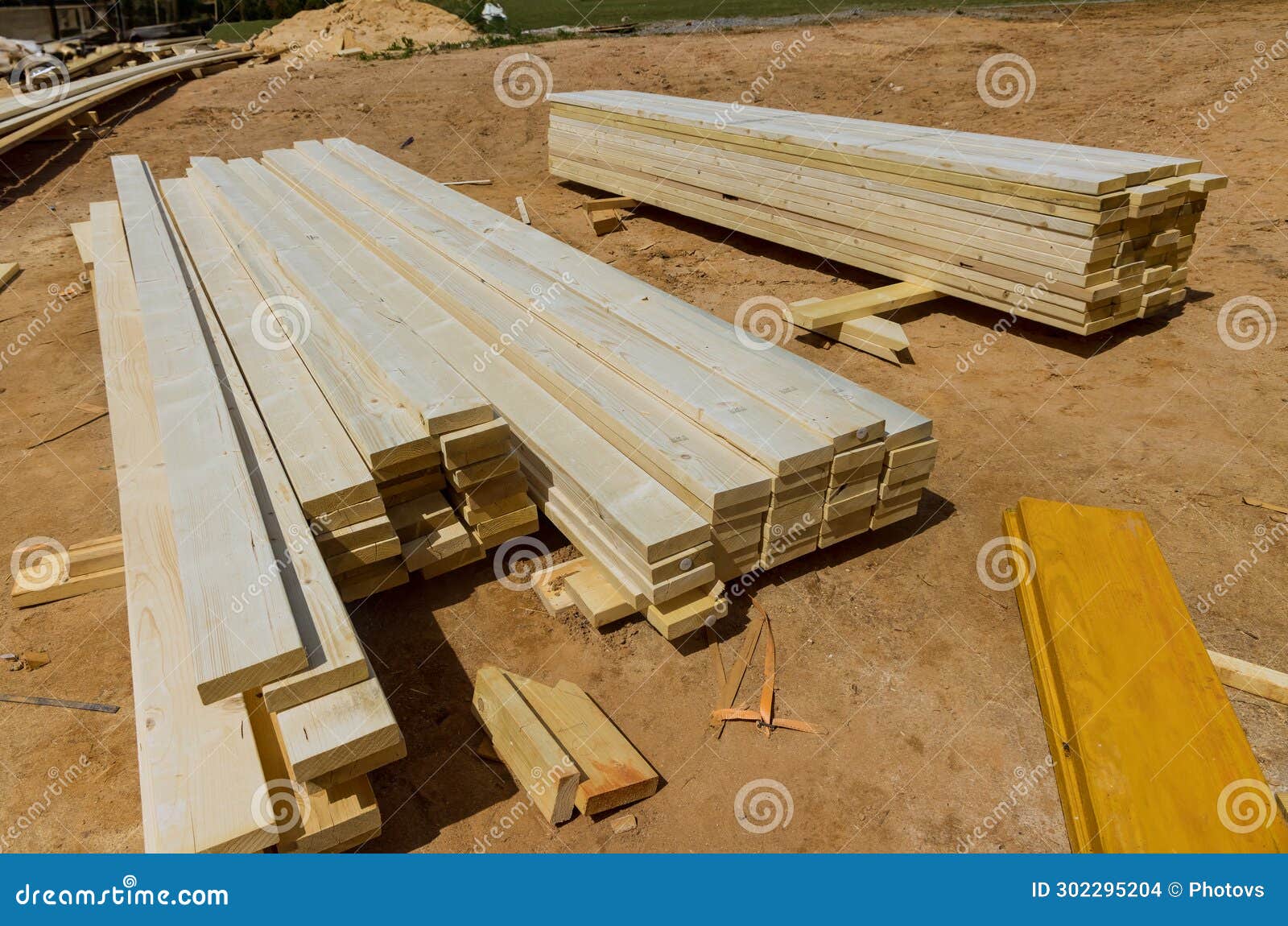 Wooden Materials With Wood Texture Royalty-Free Stock Photo ...