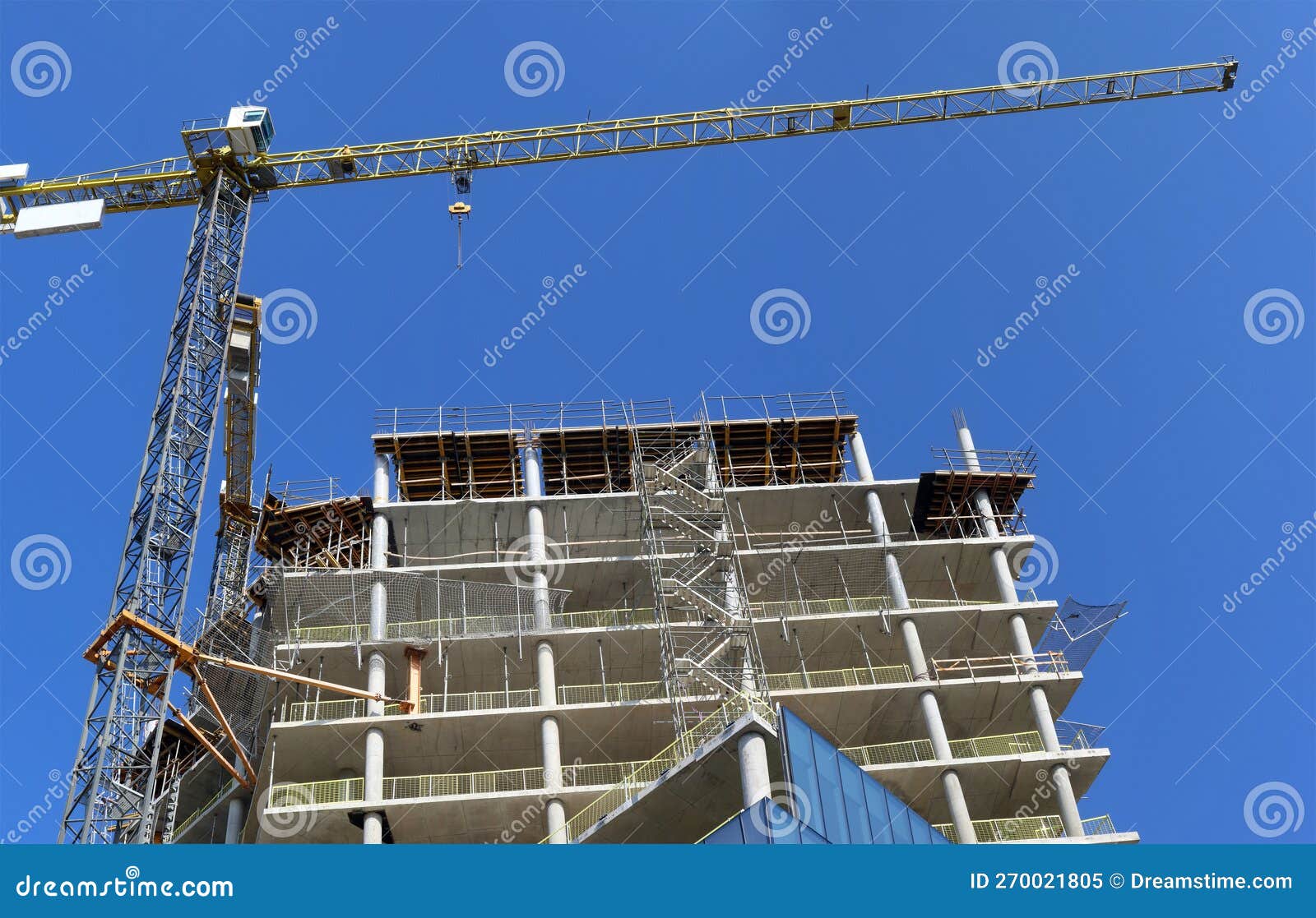 Construction Site of a Public Building Editorial Image - Image of work ...