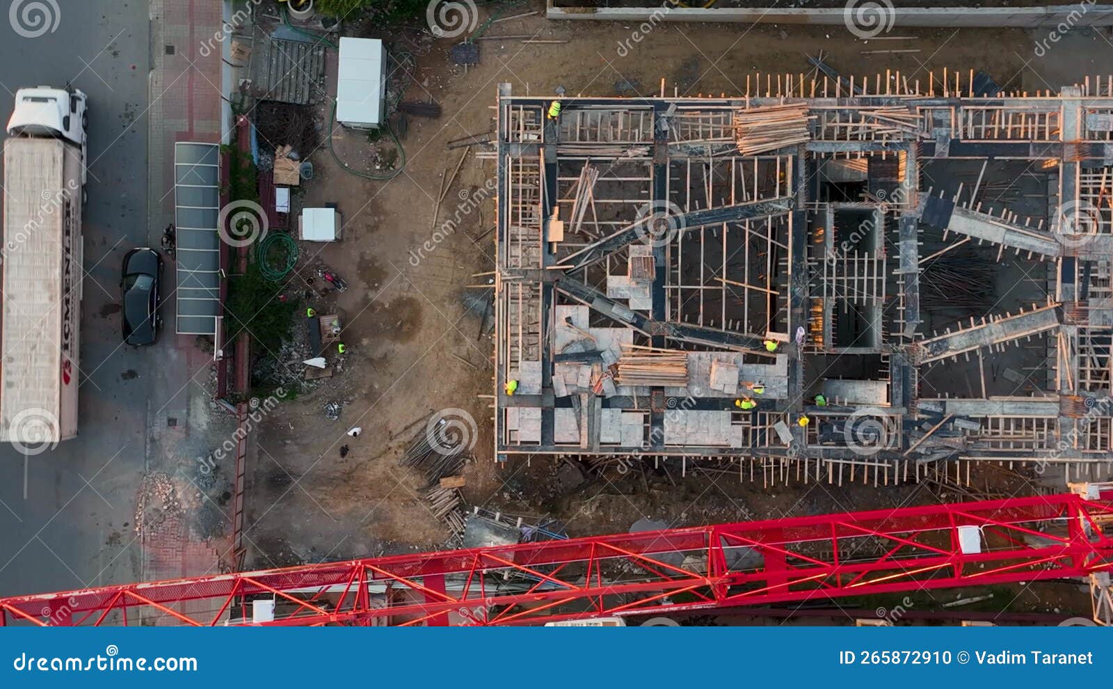 Construction Site in a Residential Building at the Final Stage of ...