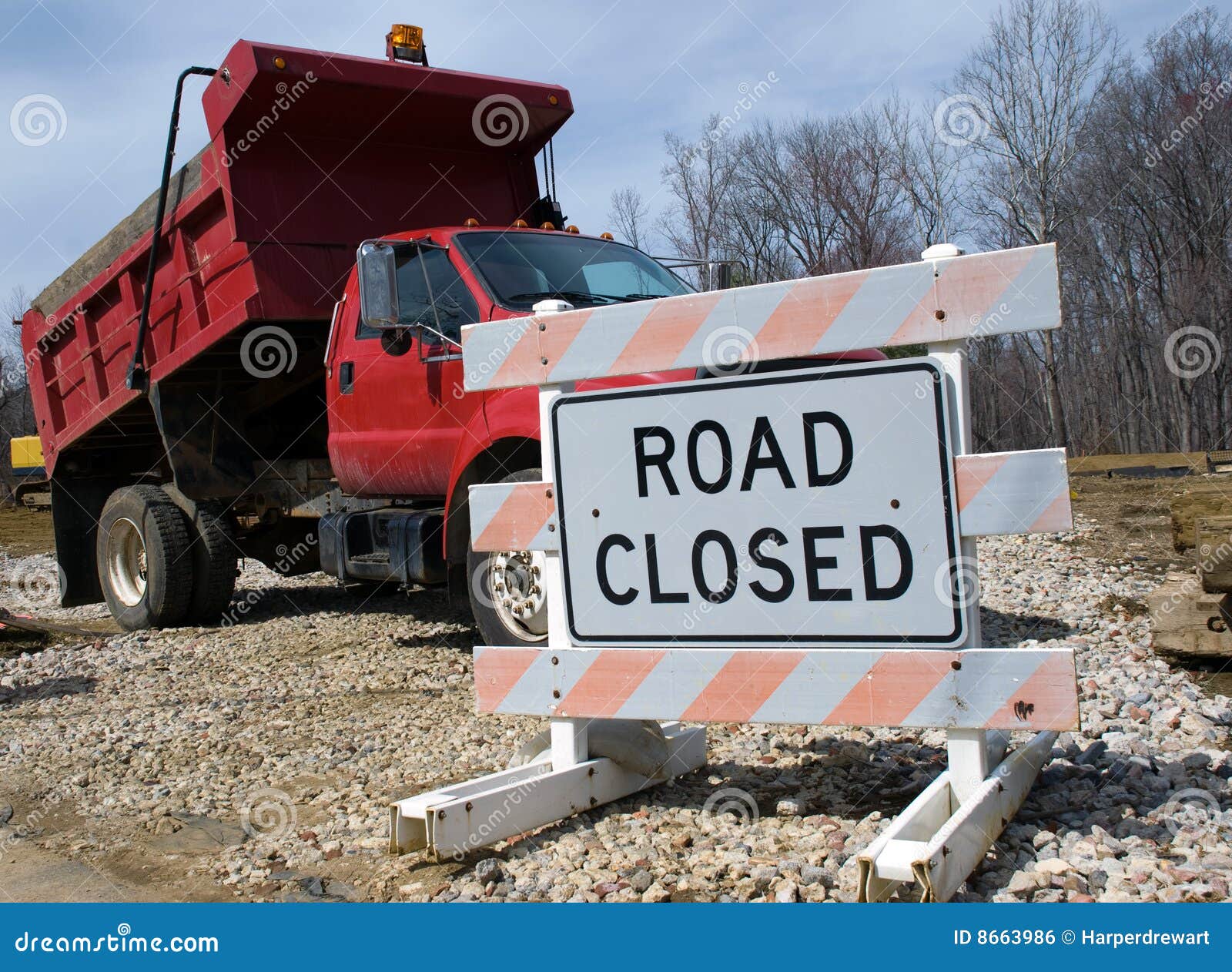 Road Closed Sign Stock Photography | CartoonDealer.com #19004348