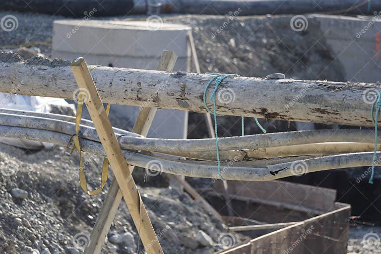 Construction site safety stock photo. Image of project - 308376776
