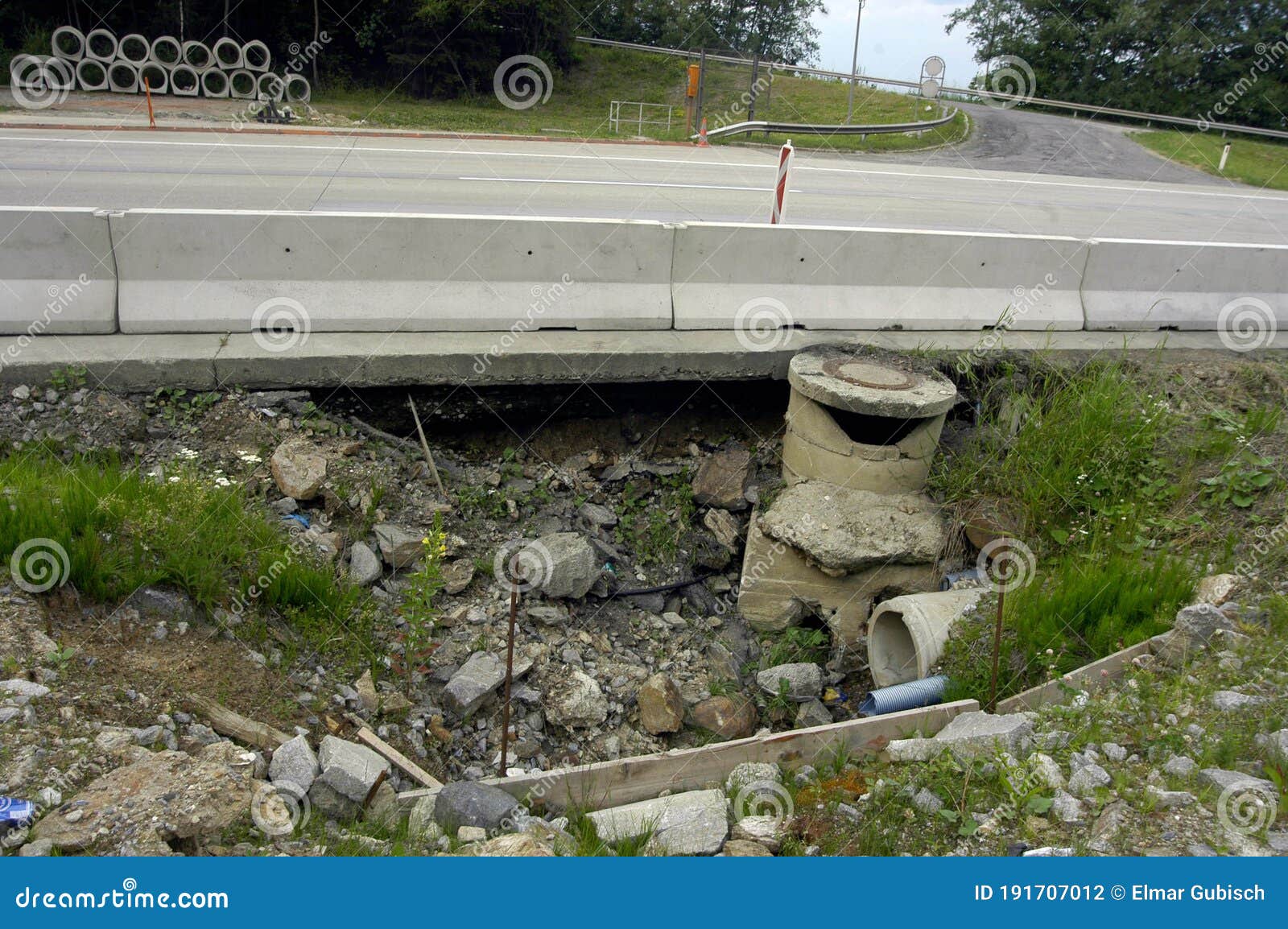 Sewer Construction and Infrastructure Building Stock Photo - Image of ...