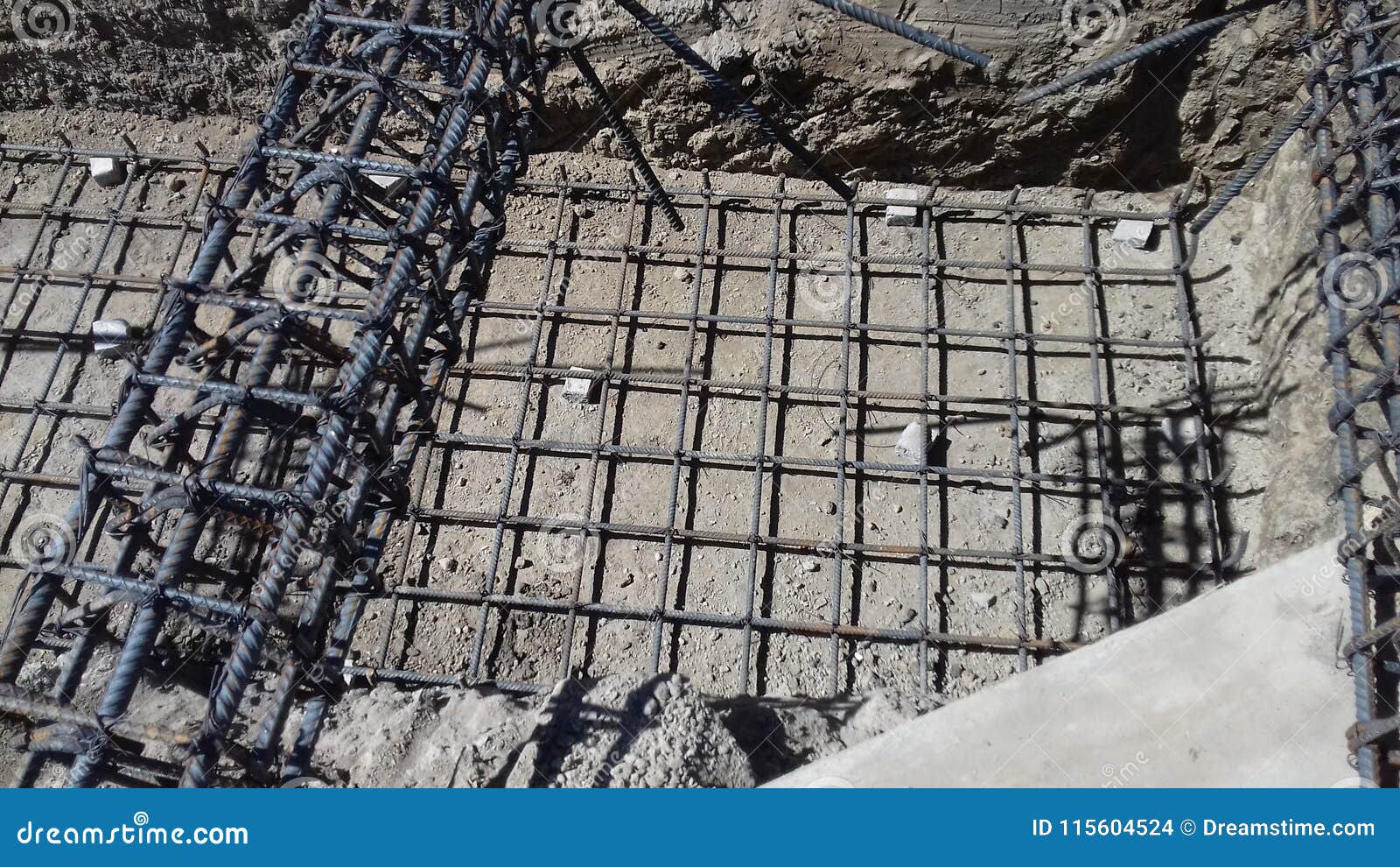 Real construction site stock photo. Image of construccion - 115604524