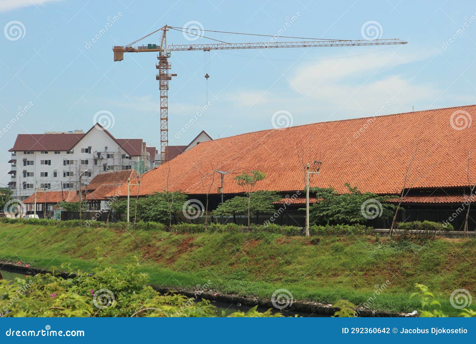 Construction Site of Simple Flat in Jakarta Editorial Photography ...