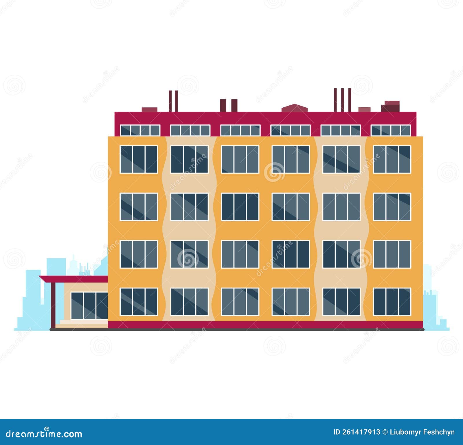 Construction Site Stage. Multi Story House Construction. Building ...