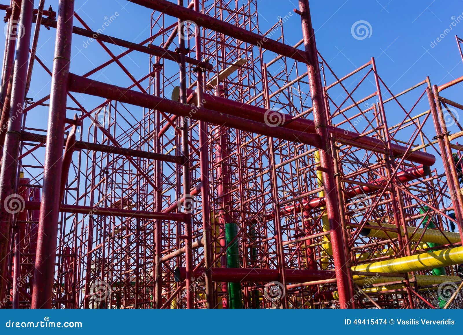 Construction Site,structure Detail in Process of Construction Stock ...