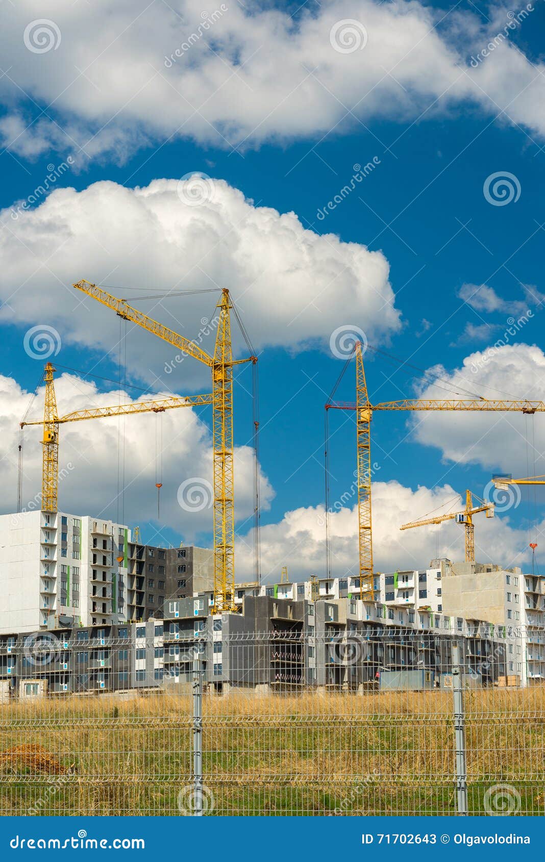 Construction Site in a Summer Day Stock Image - Image of levels ...