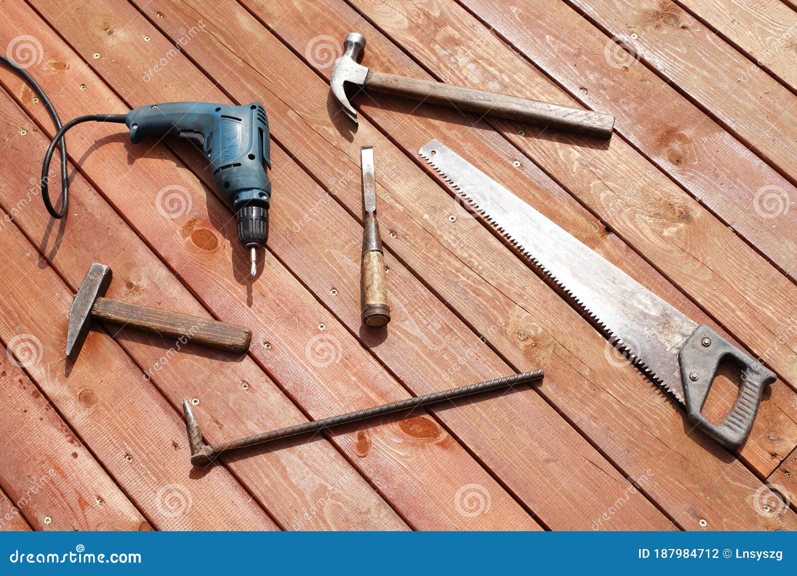 Construction Site And Tools Stock Photography | CartoonDealer.com ...