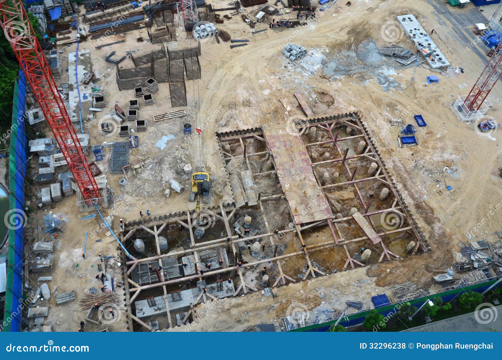 Construction Site stock photo. Image of manual, safety - 32296238